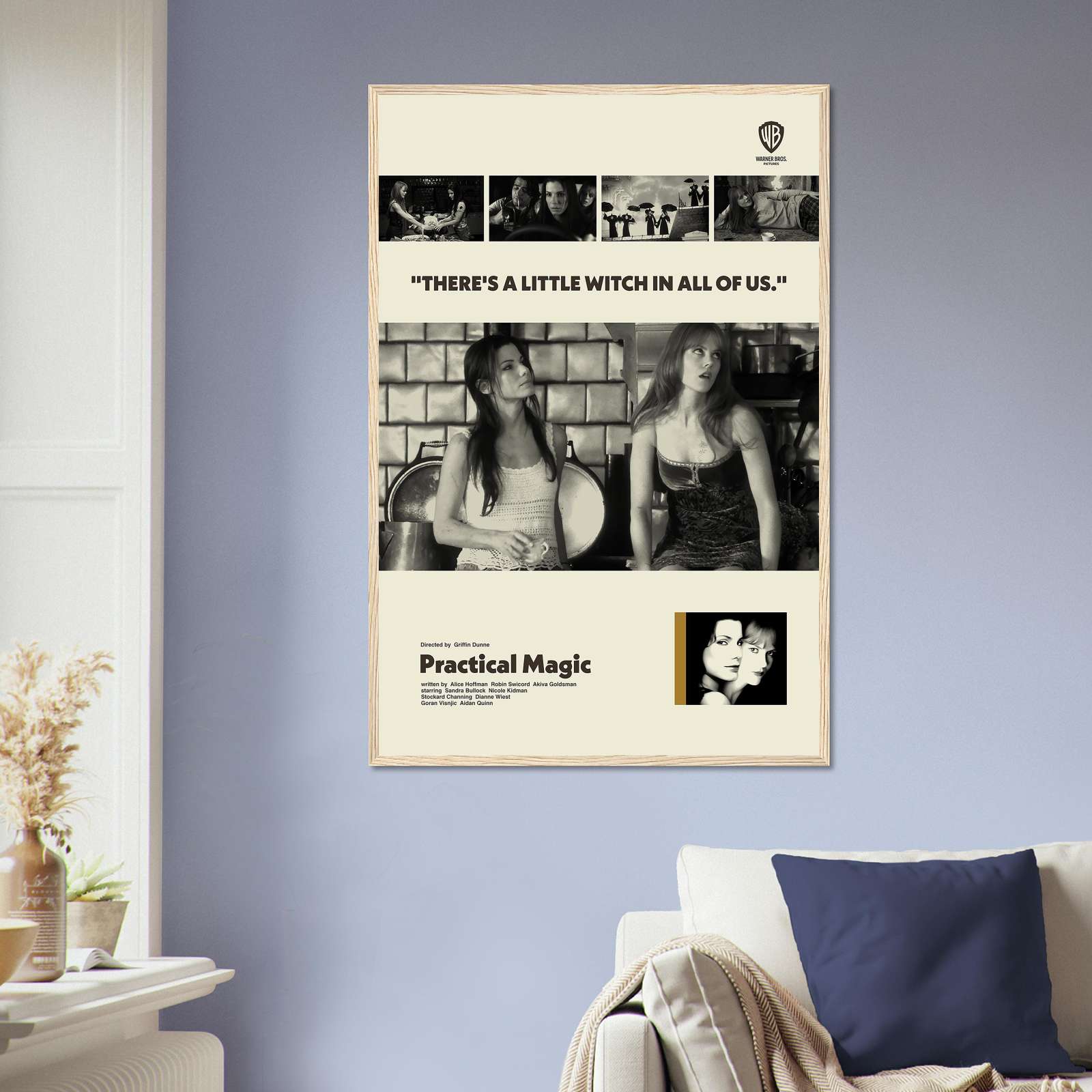 Practical Magic Movie Poster, Vintage Movie Poster, Full-Size Poster ...