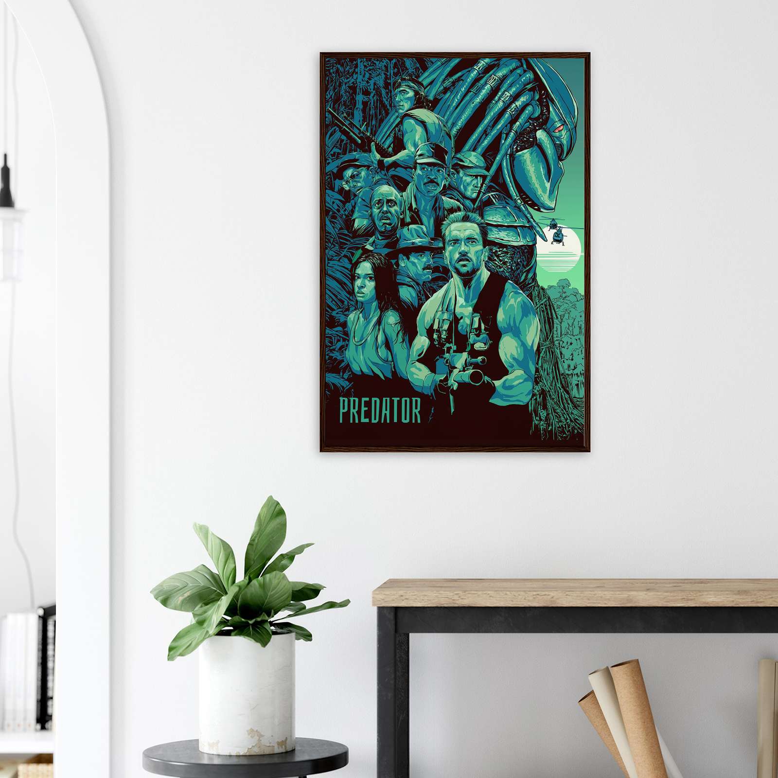 Predator Movie Poster, Predator Film Poster, Sci Fi Movie Poster 8 ...