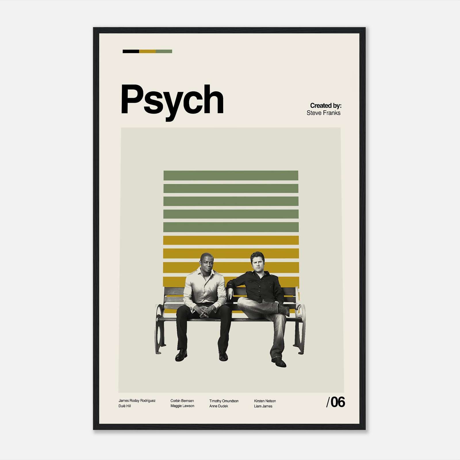 Psych Tv Series Poster, Cult Classic Movie Poster, Full-Size Poster ...