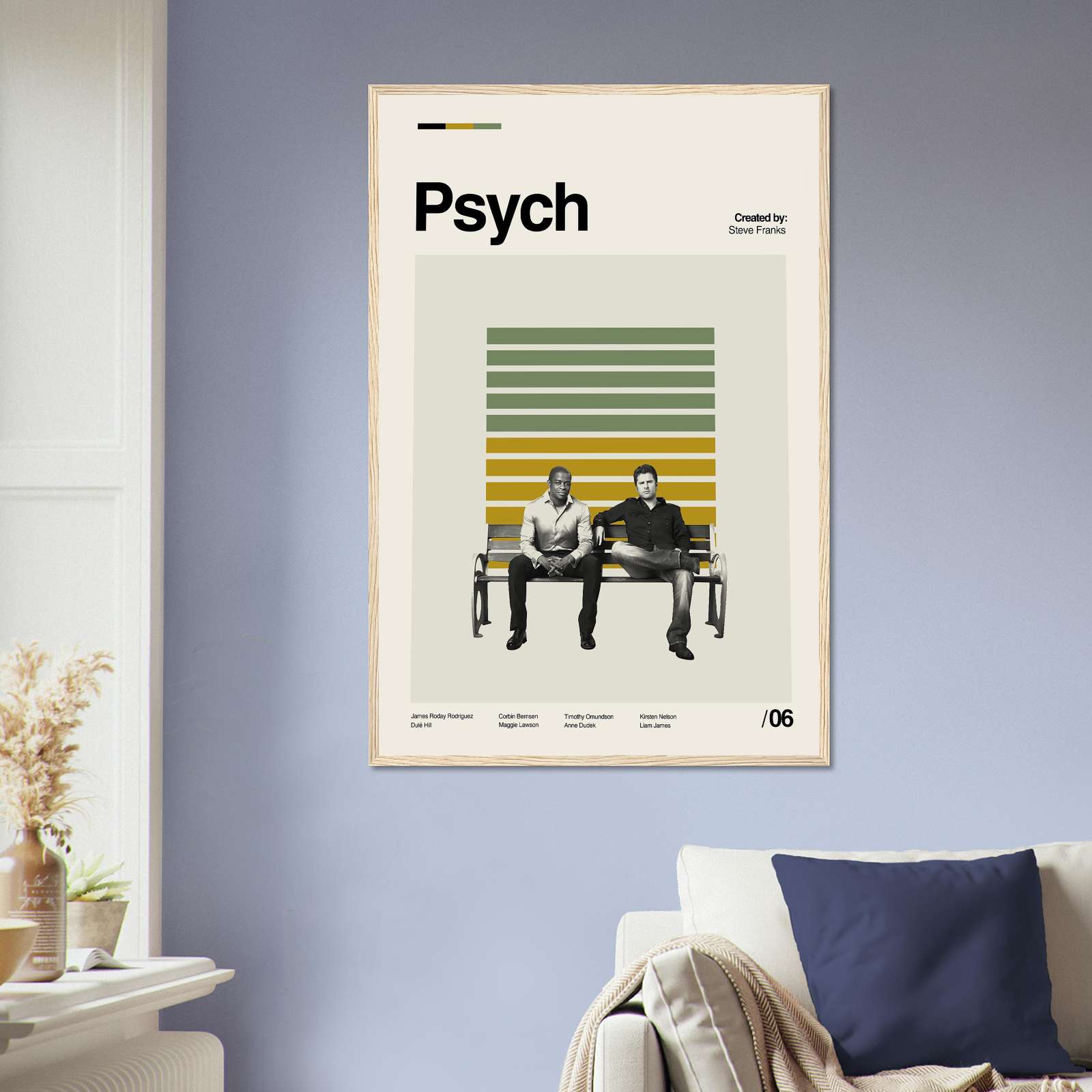 Psych Tv Series Poster, Cult Classic Movie Poster, Full-Size Poster ...