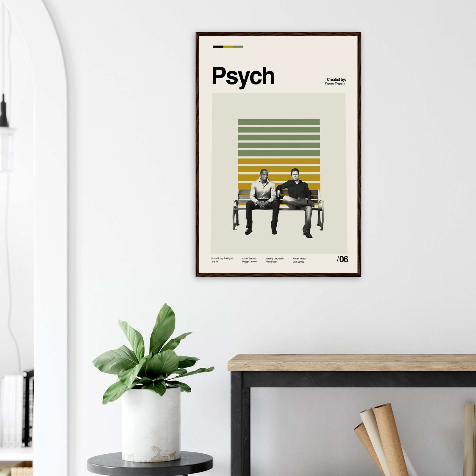 Psych Tv Series Poster, Cult Classic Movie Poster, Full-Size Poster ...