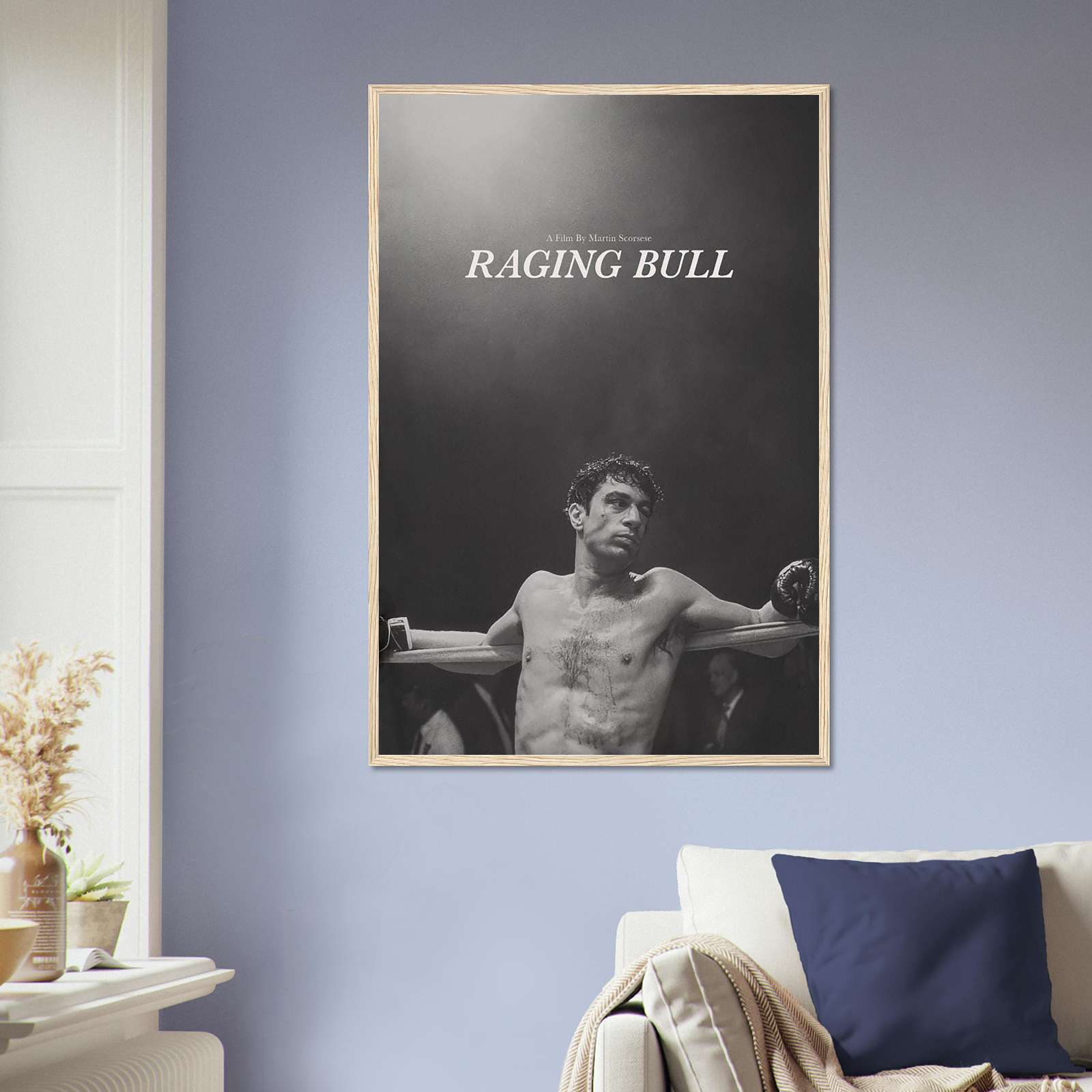 Raging Bull Movie Poster, Vintage Movie Poster, Martin Scorsese Film ...
