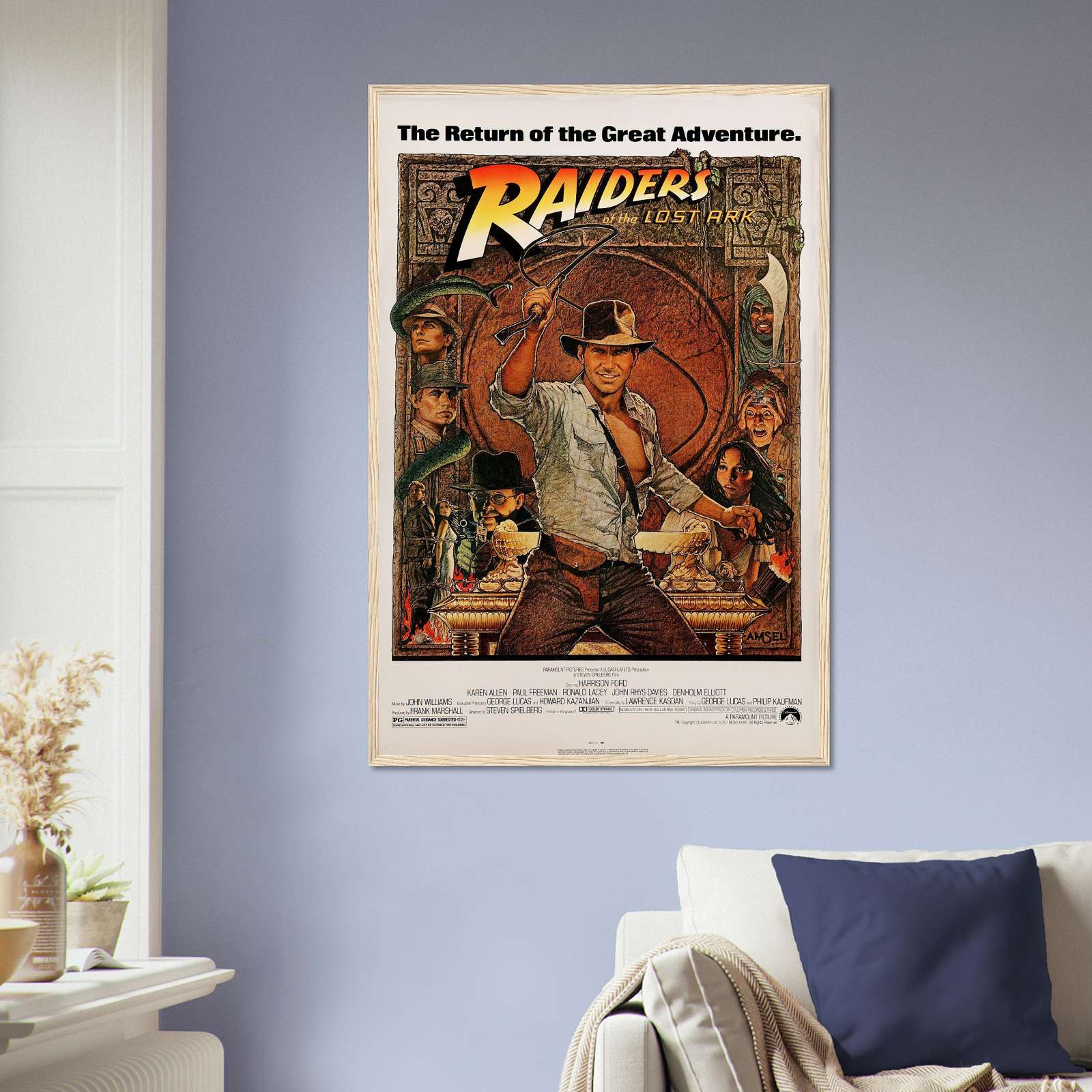 Raiders Of The Lost Ark Movie Poster, Indiana Jones And The Raiders Of ...