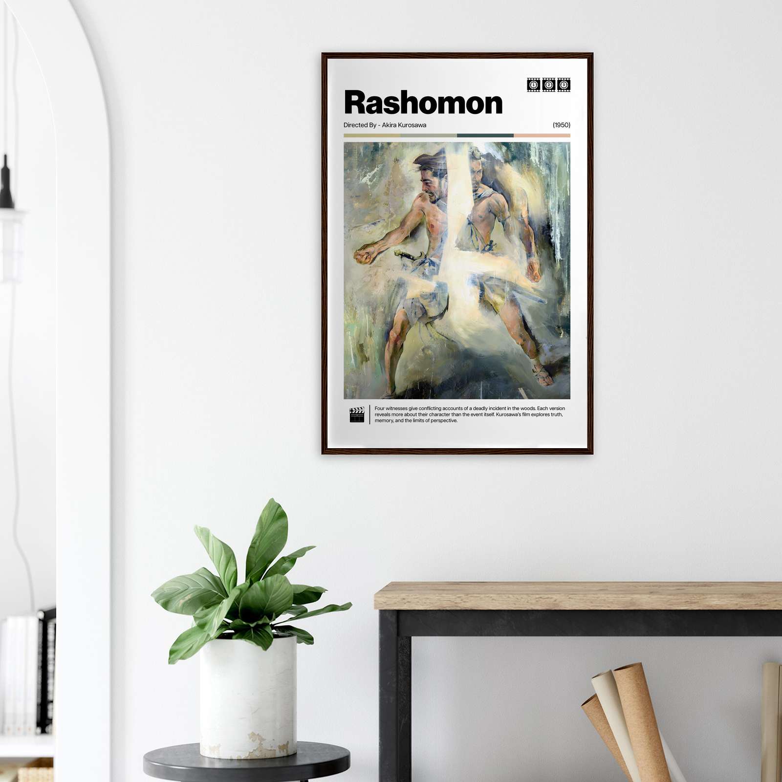 Rashomon Movie Poster, Vintage Movie Poster, Classic Movie Poster, Full ...