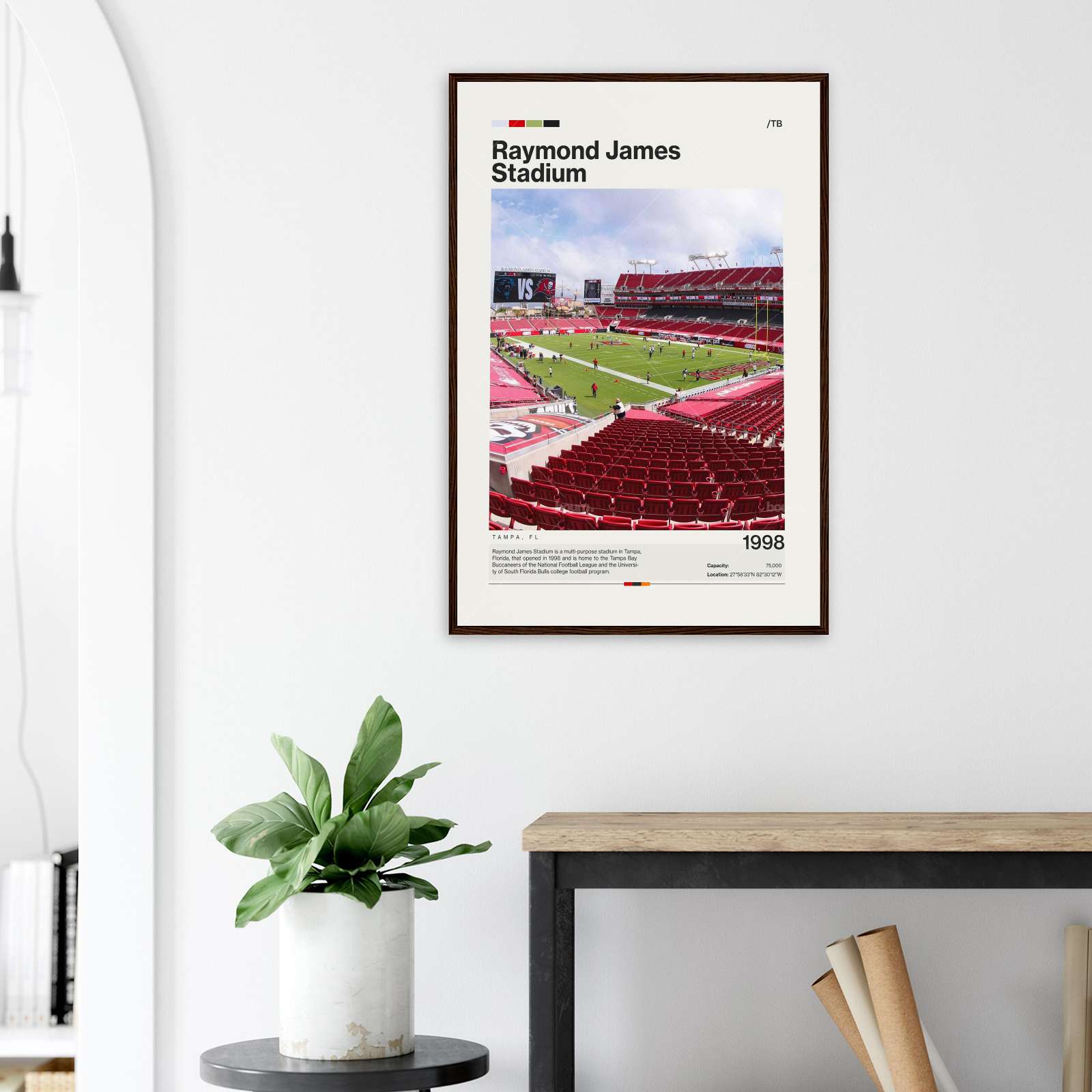 Raymond James Stadium Poster, Sports Poster, Full-Size Poster, Ready to ...