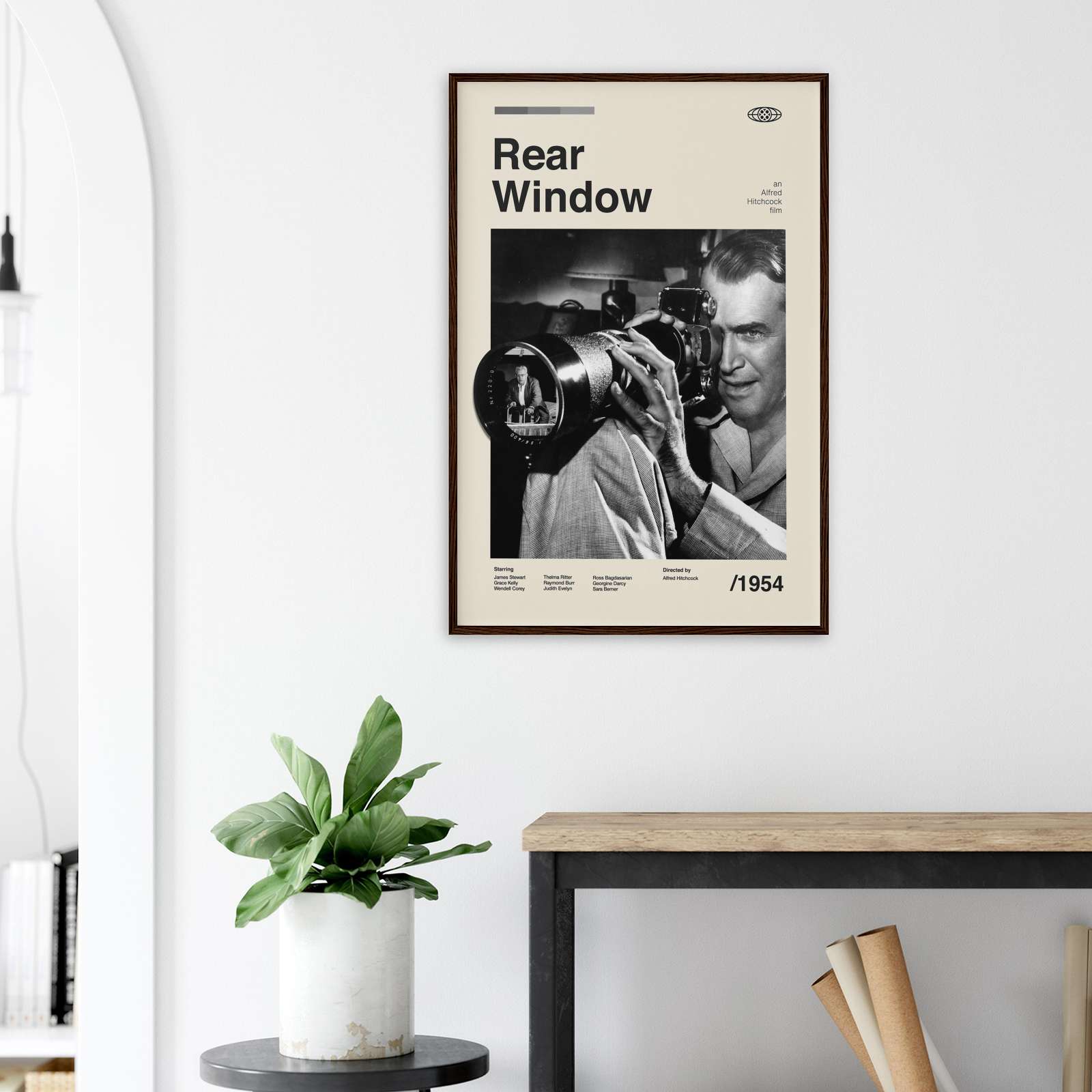 Rear Window Movie Poster, Full-Size Movie Poster, Ready to Hang - Citiesbox