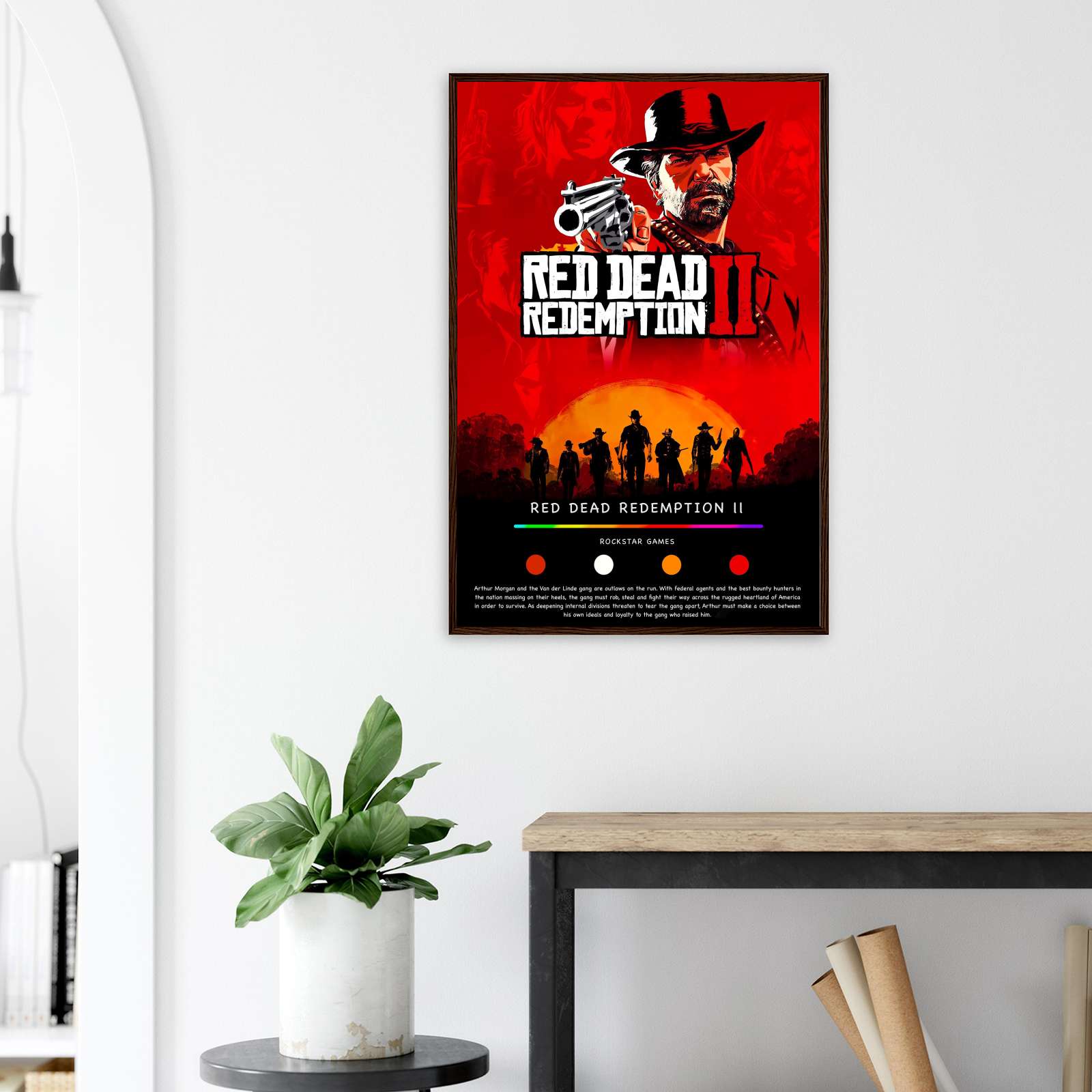 Red Dead Redemption 2 Poster, Game Poster, Video Game Poster, Full-Size ...