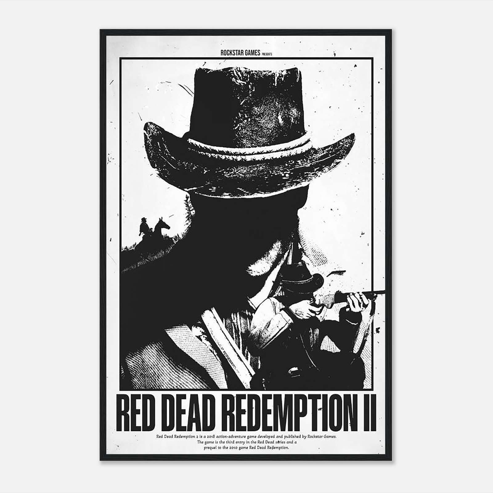 Red Dead Redemption 2 Poster, Gaming Poster, Game Poster, Video Game ...