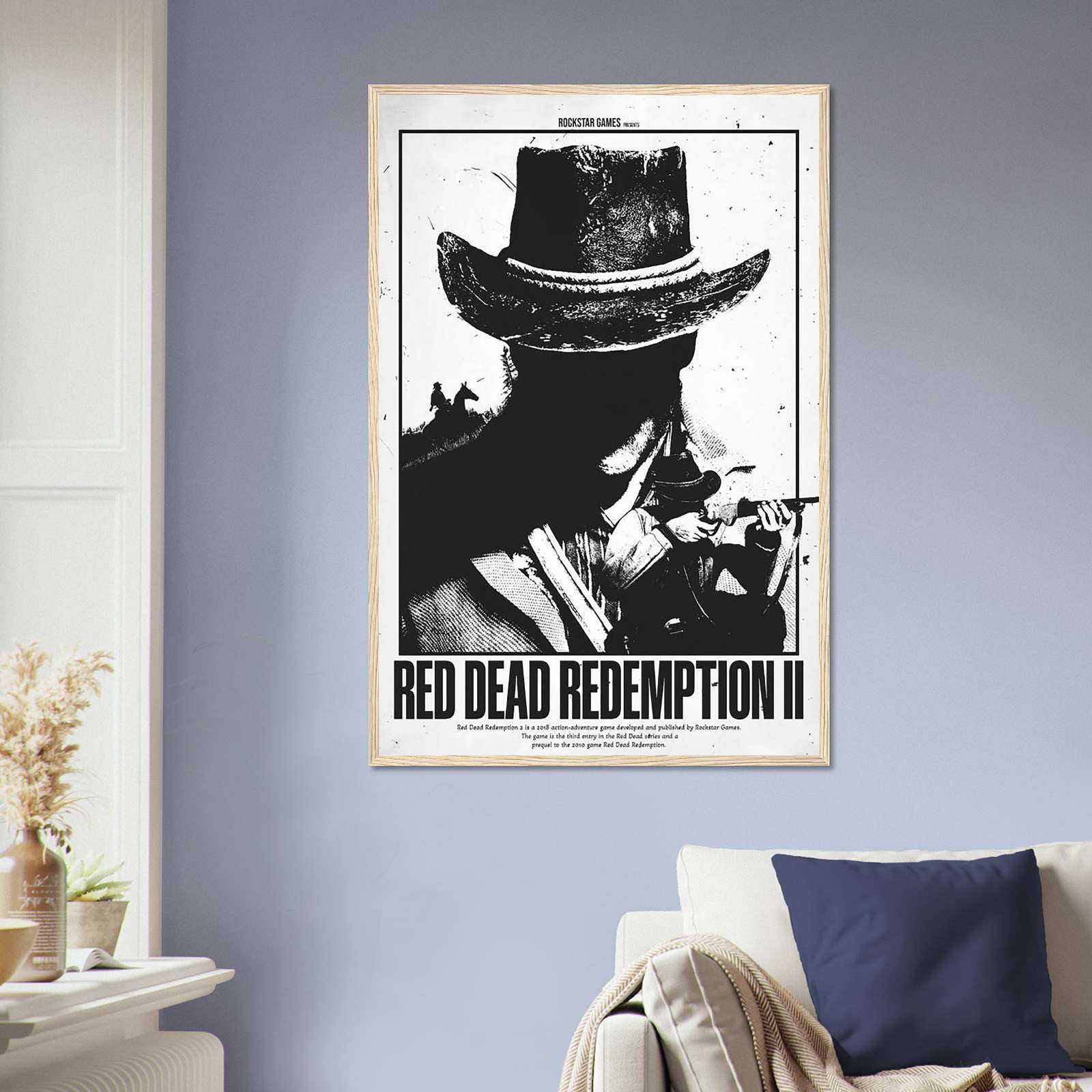 Red Dead Redemption 2 Poster, Gaming Poster, Game Poster, Video Game ...