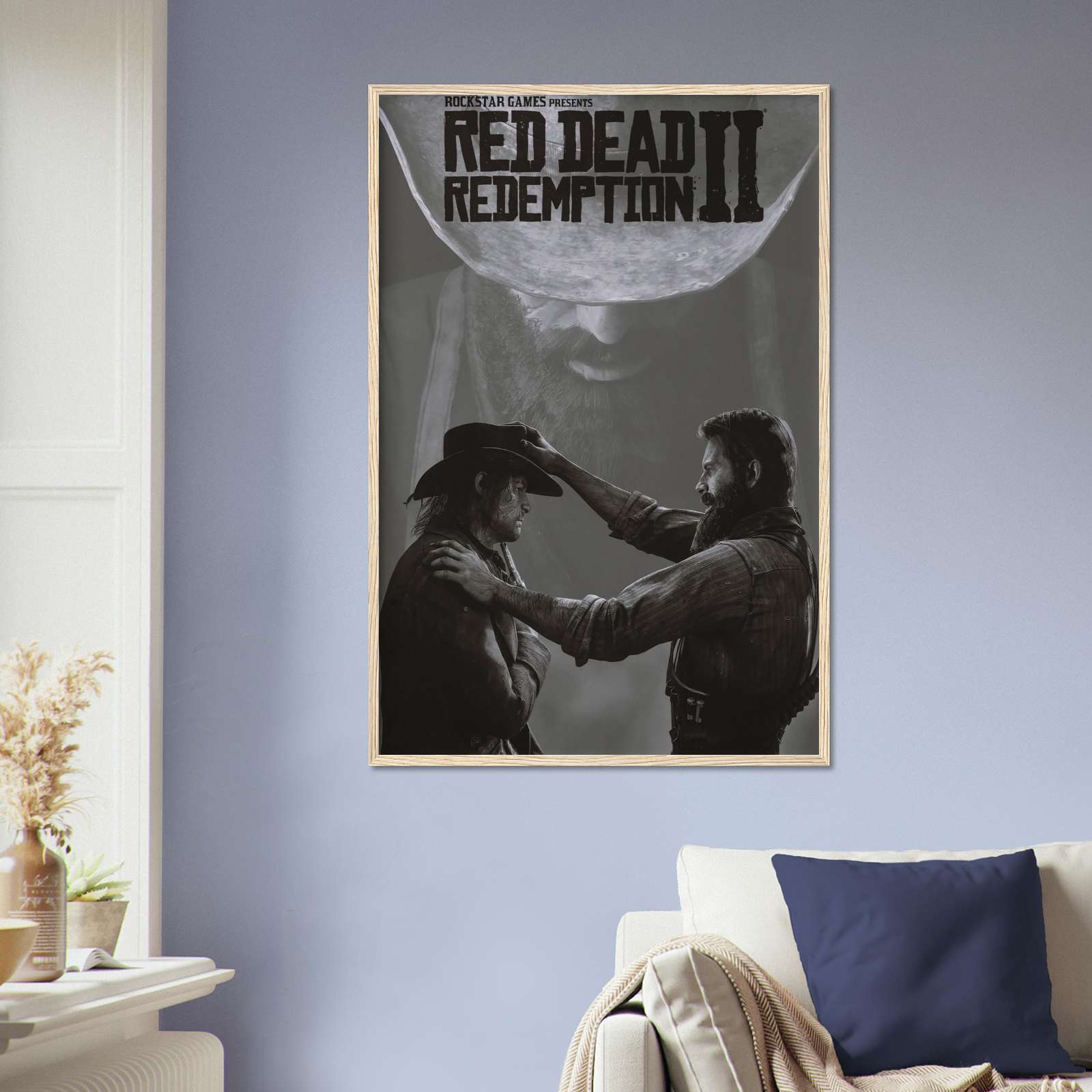 Red Dead Redemption 2 Poster, Video Game Poster, Gaming Poster, Full-Size Poster, Ready to Hang ...