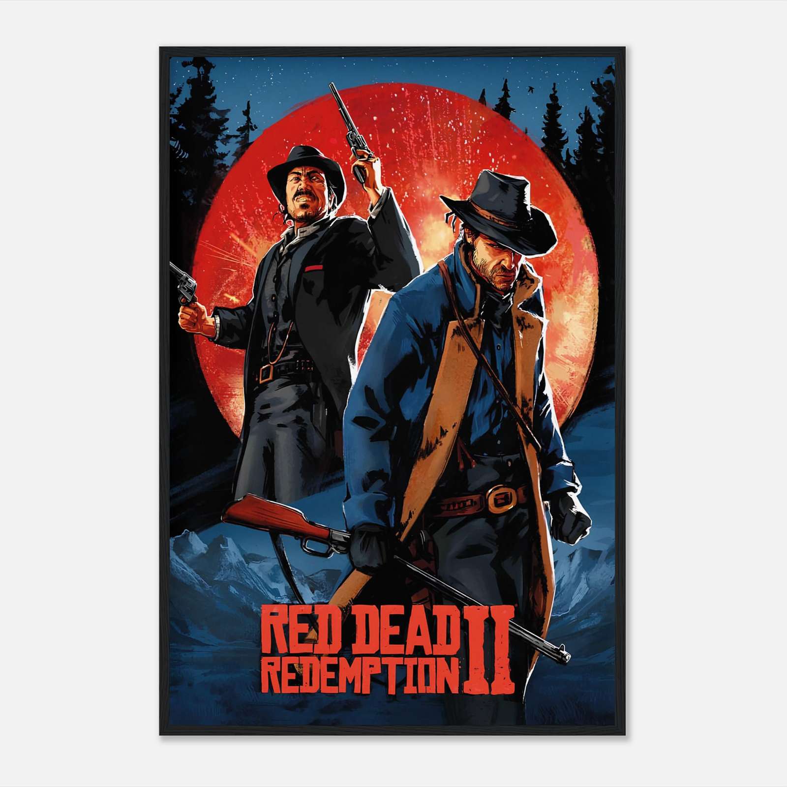 Red Dead Redemption 2 Poster, Video Game Poster, Gaming Poster, Rdr2 ...