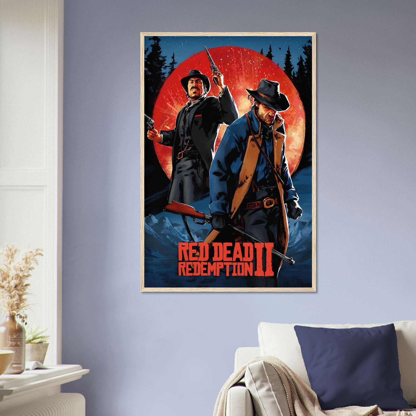 Red Dead Redemption 2 Poster, Video Game Poster, Gaming Poster, Rdr2 Poster, Full-Size Poster ...