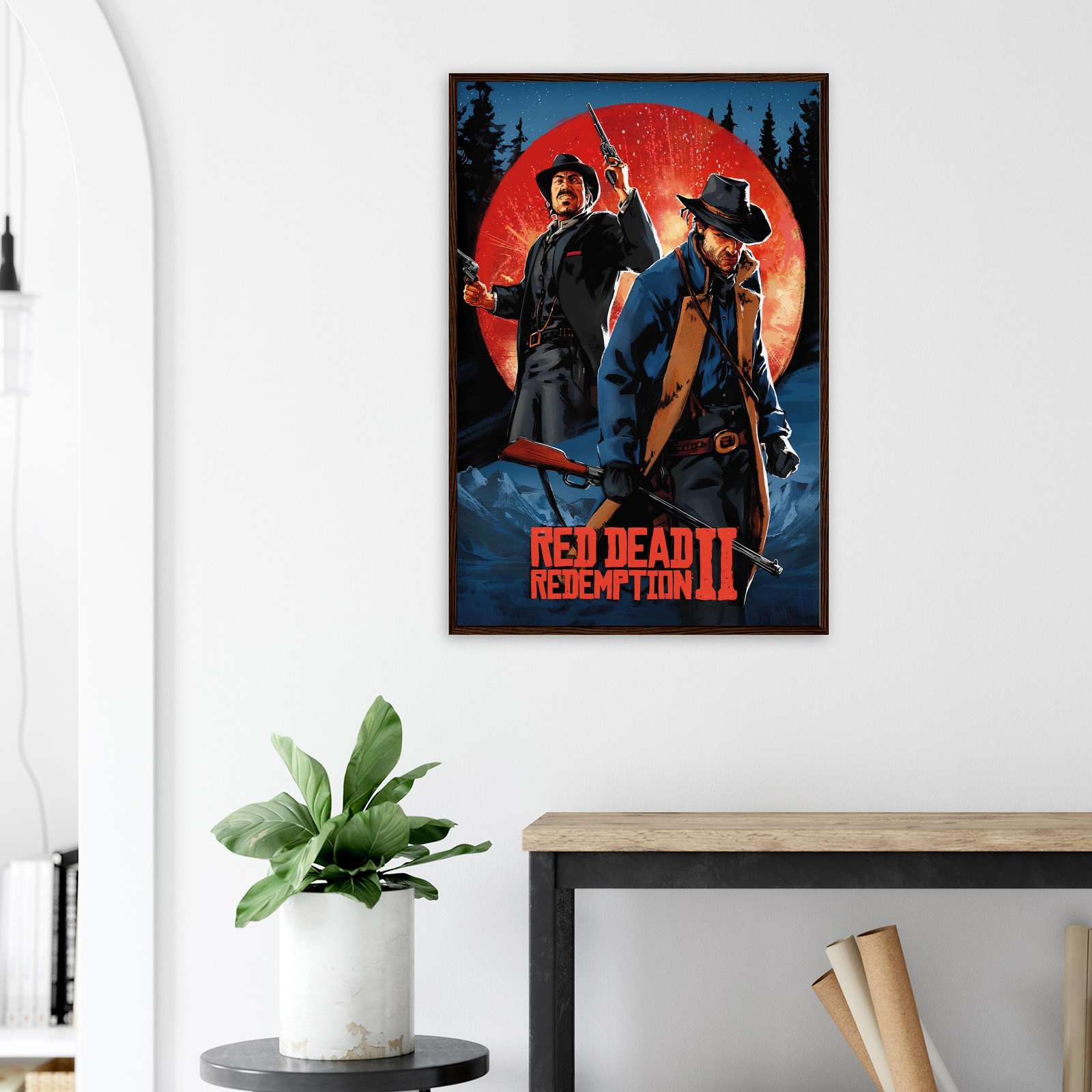 Red Dead Redemption 2 Poster, Video Game Poster, Gaming Poster, Rdr2 ...
