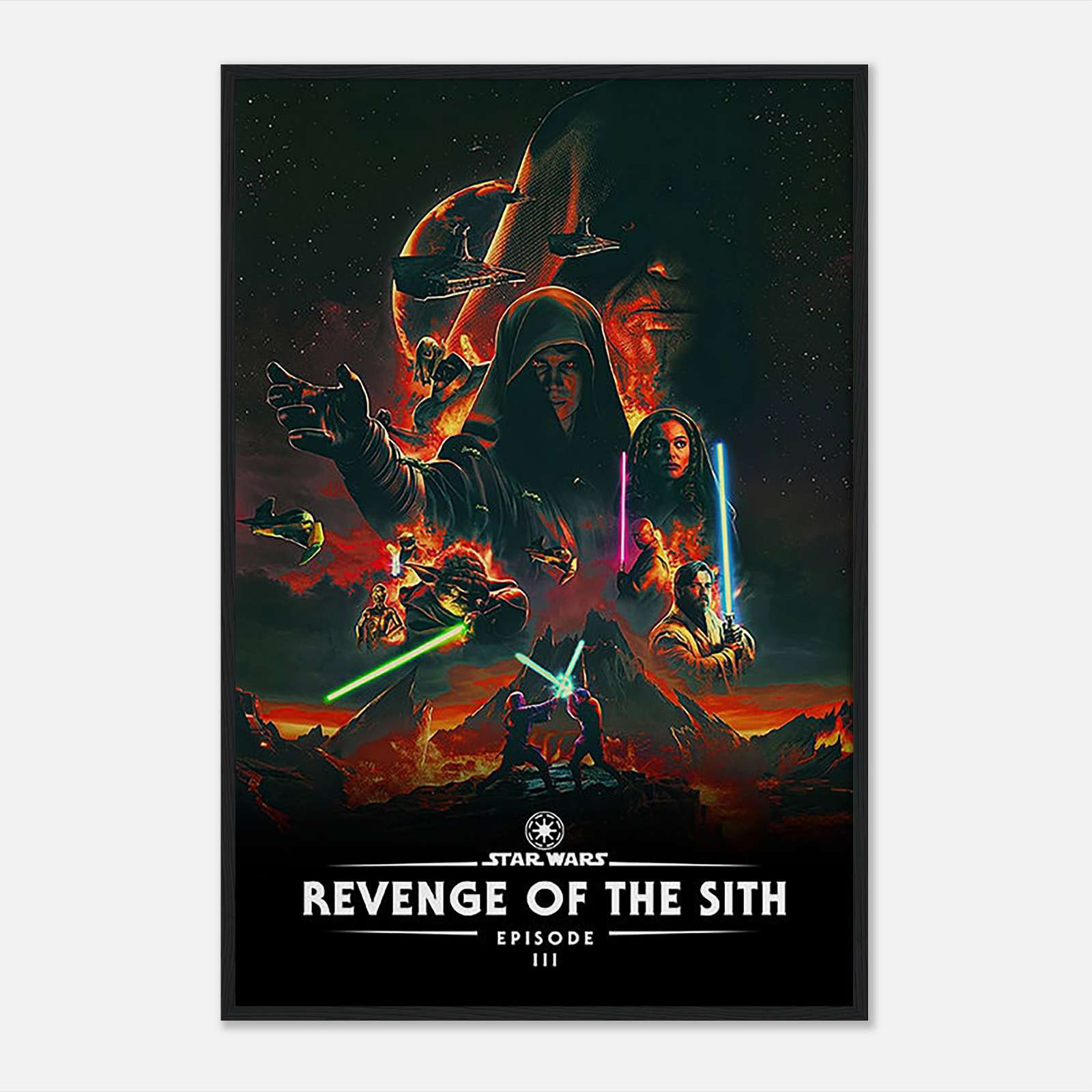 Revenge Of The Sith Movie Poster, Full-Size Movie Poster, Ready to Hang ...