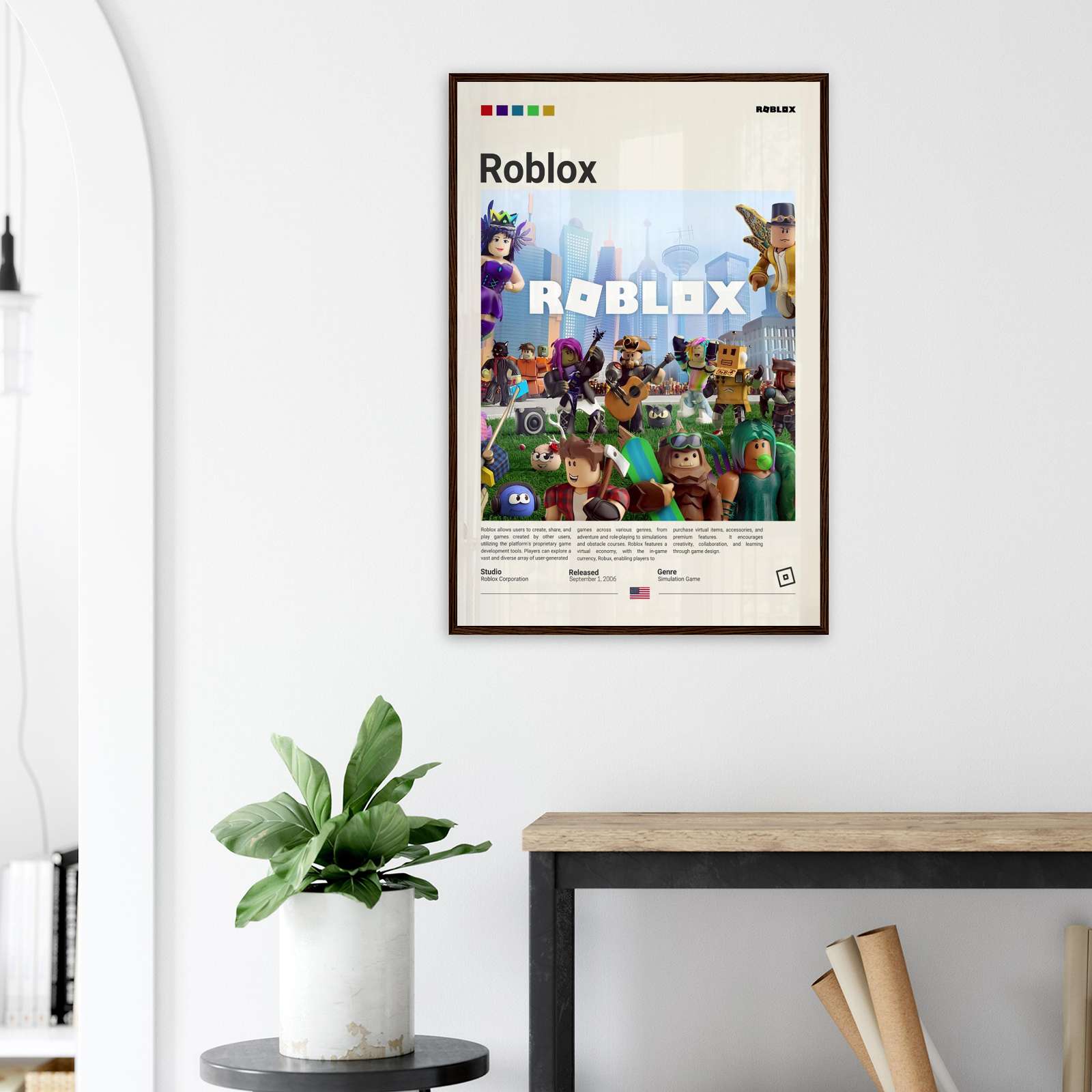 Roblox Poster, Gaming Room Poster, Game Poster, Full-Size Poster, Ready ...