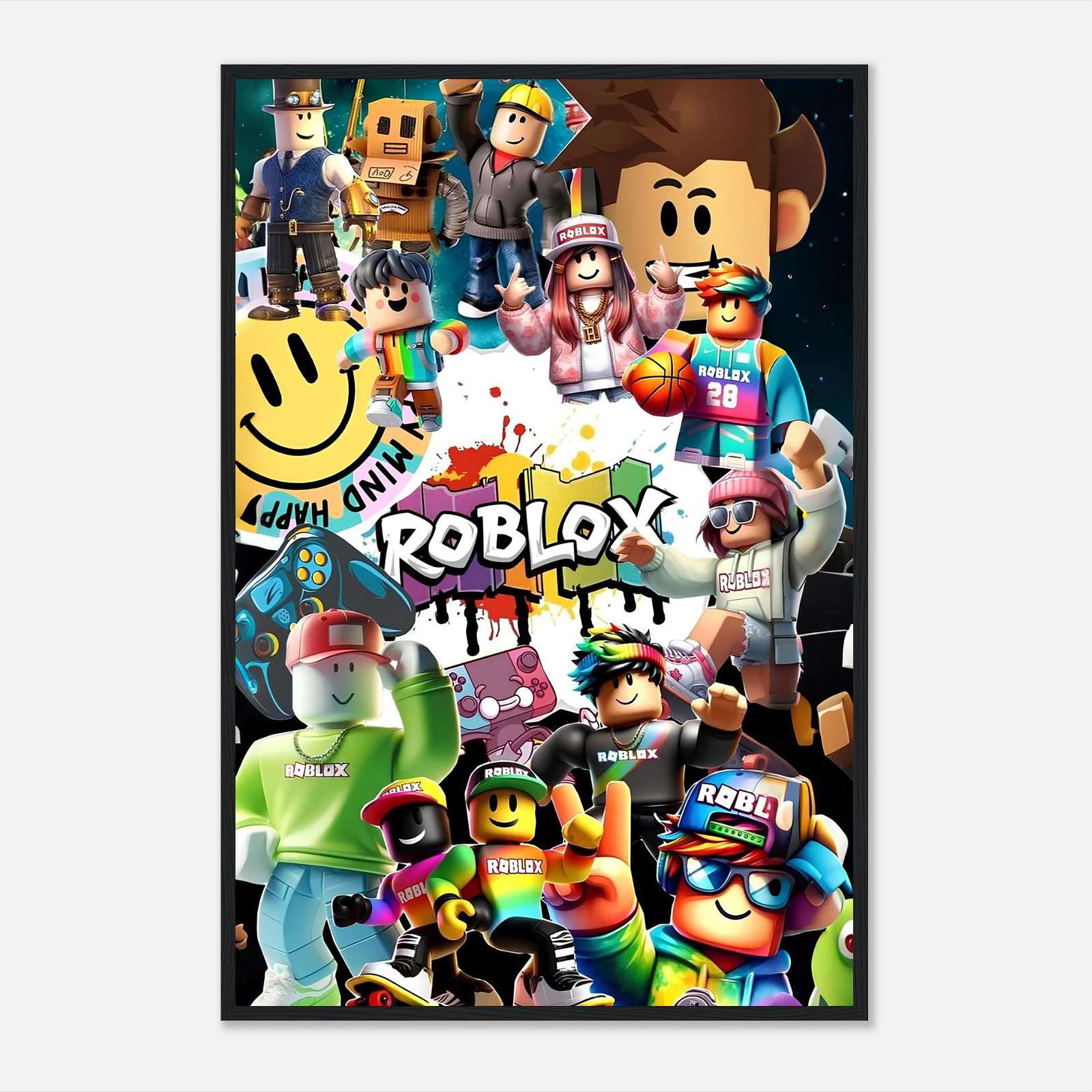 Roblox Poster Gaming Room Poster Print Game Video Games Poster, Full ...