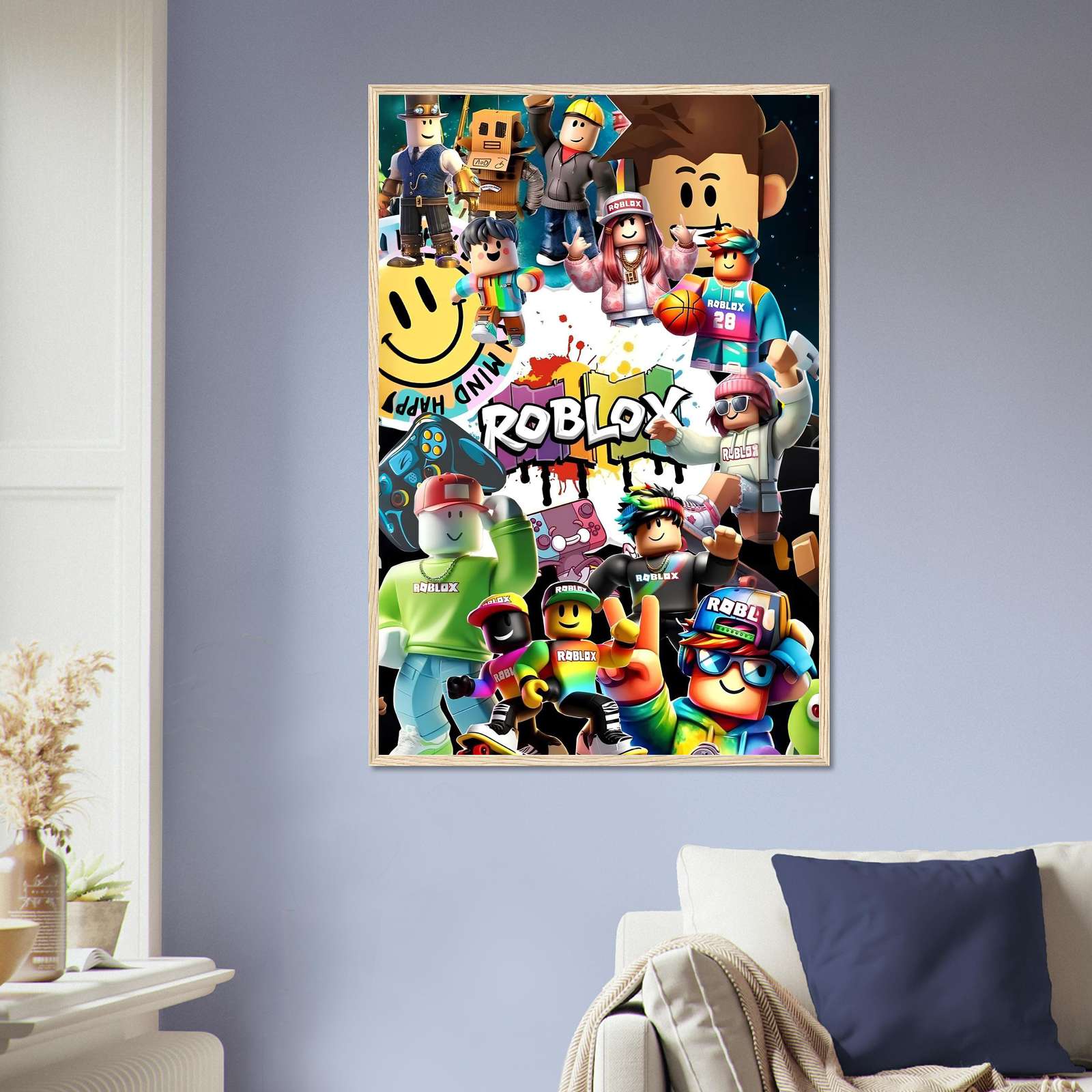 Roblox Poster Gaming Room Poster Print Game Video Games Poster, Full ...