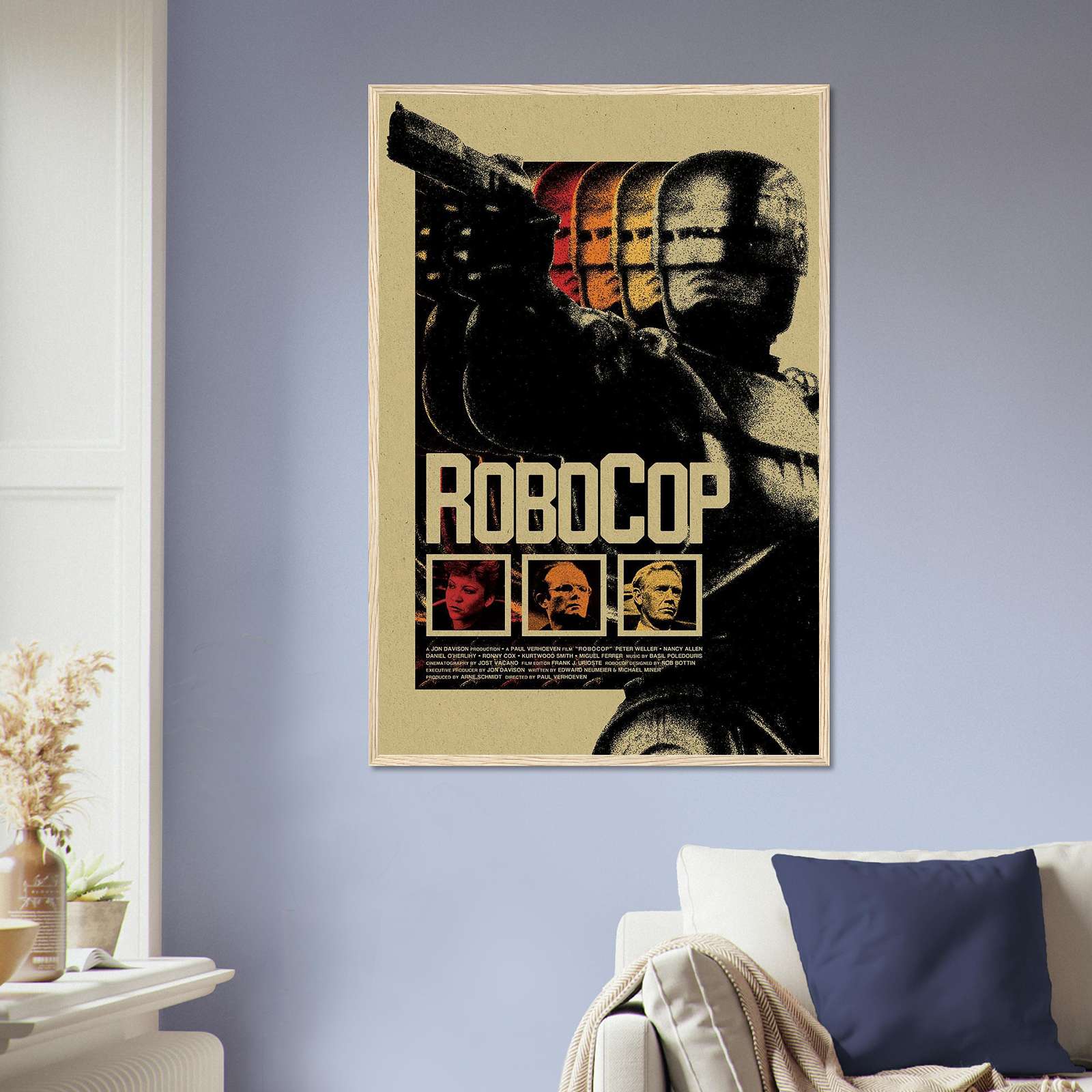 Robocop Movie Poster, Vintage Movie Poster, Film Poster, Full-Size ...