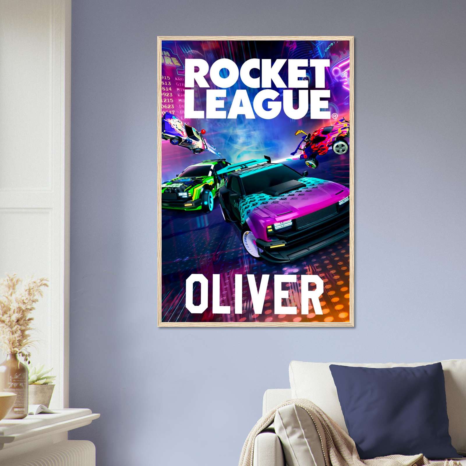 Rocket League Poster, Game Poster, Video Game Poster, Full-Size Poster ...