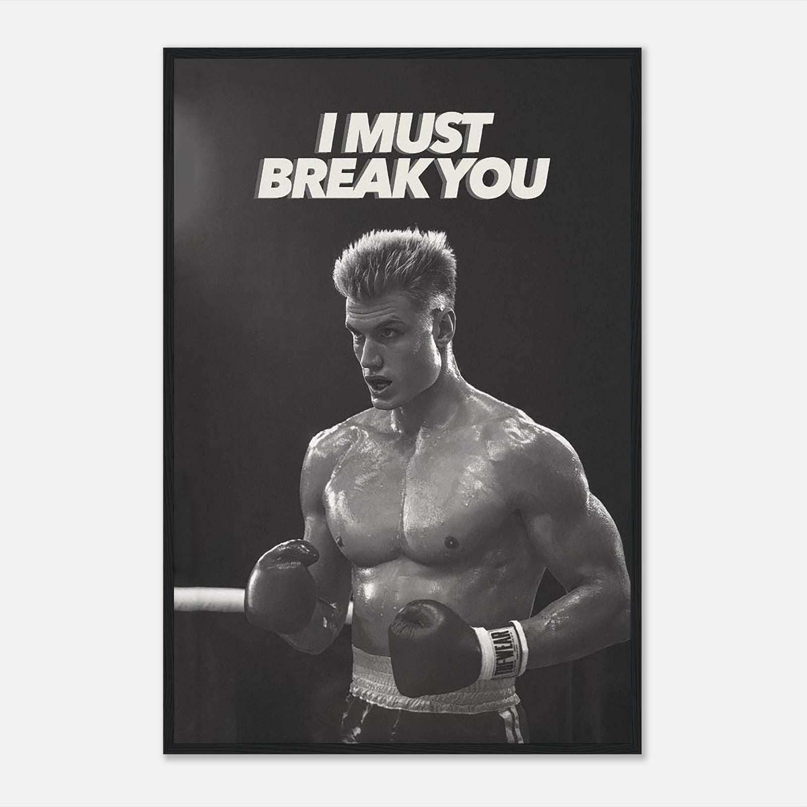 Rocky Iv Movie Poster, Ivan Drago Poster, Boxing Movie Poster, Rocky ...