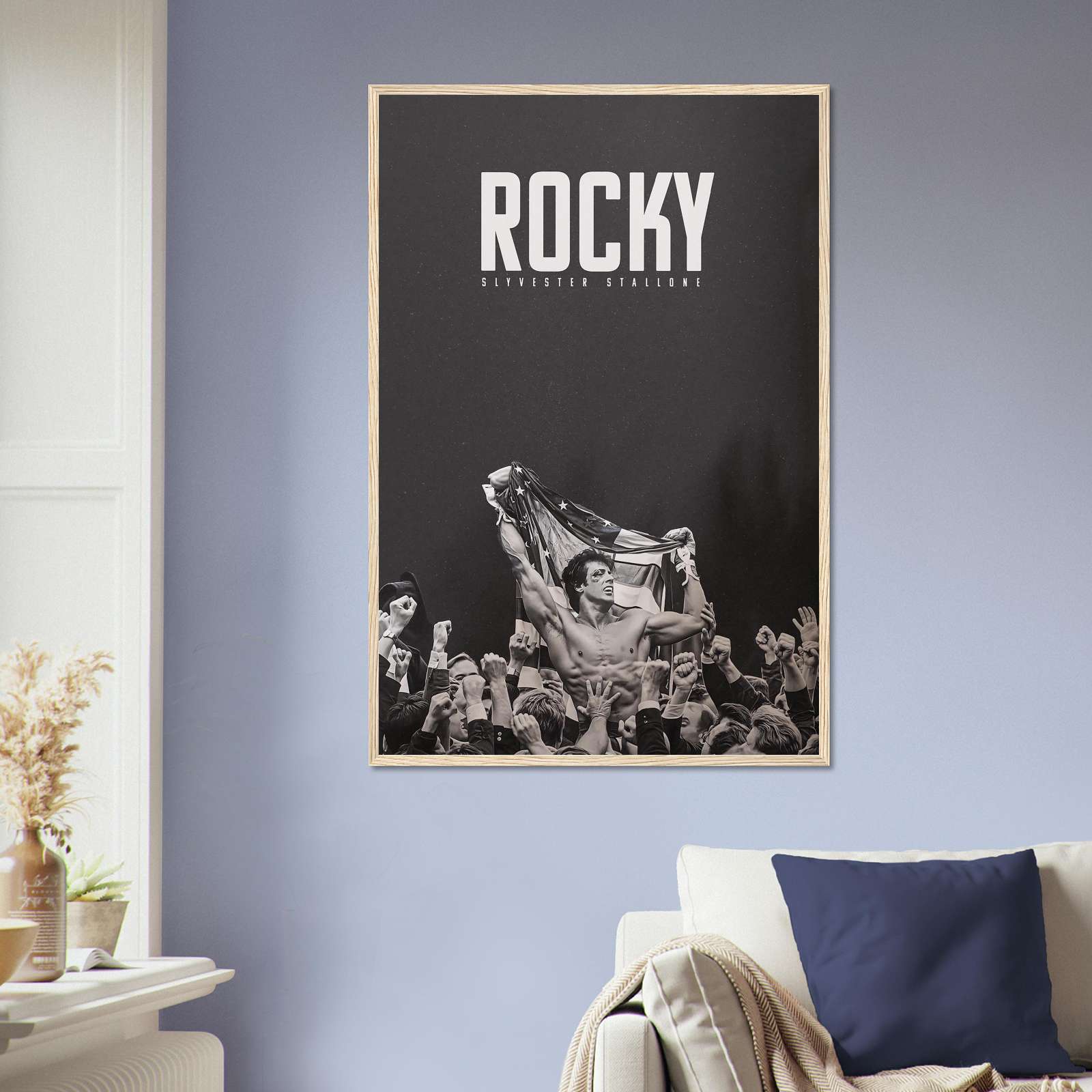 Rocky Movie Poster, Vintage Movie Poster, Full-Size Poster, Ready to ...