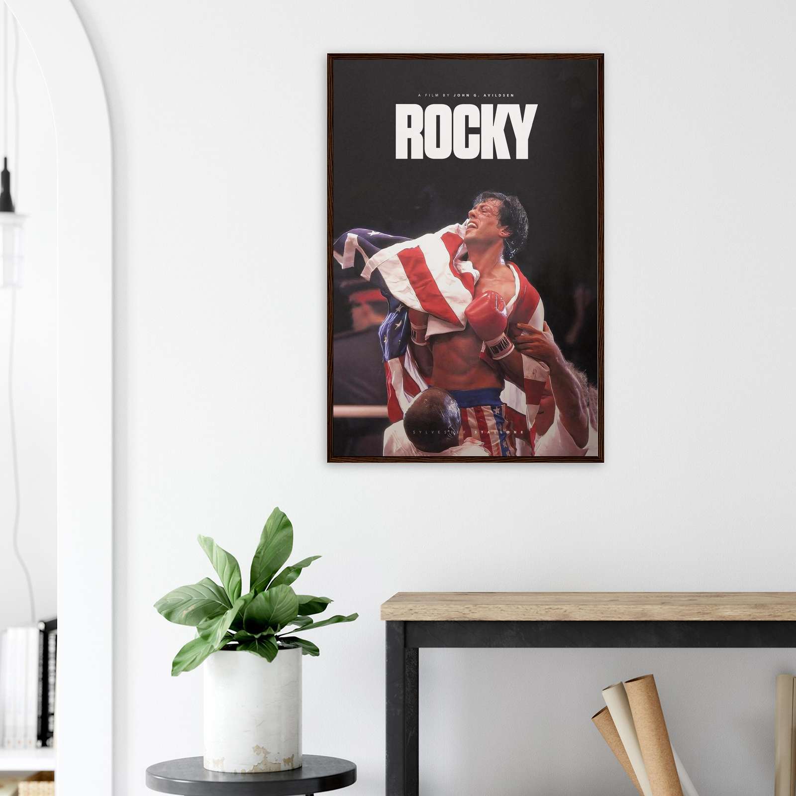 Rocky Poster, Vintage Poster, Retro Movie Poster, Ocky Balboa, Boxing ...