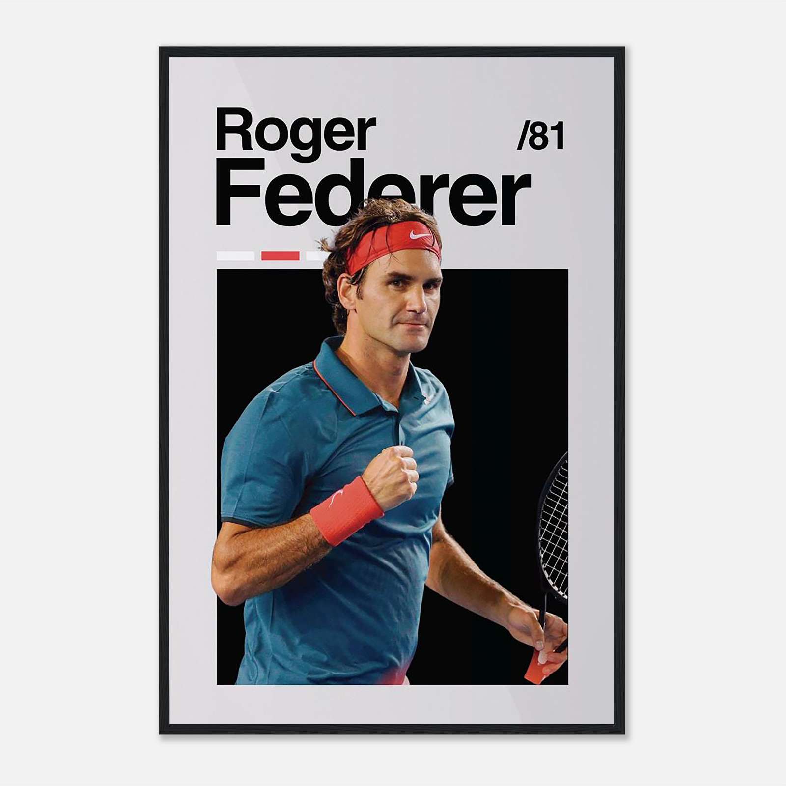 Roger Federer Poster, Tennis Player Poster, Full-Size Poster, Ready to ...