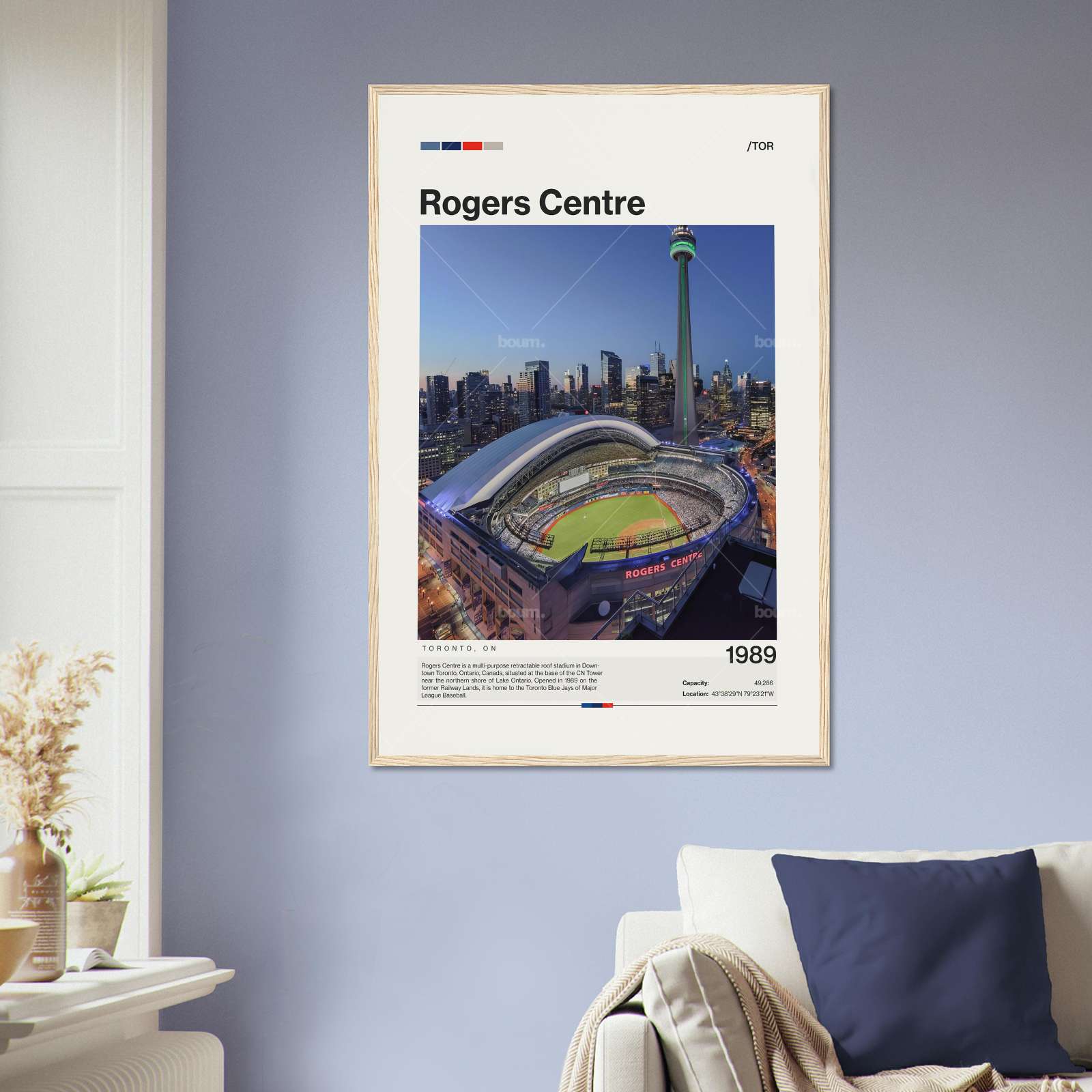 Rogers Centre Poster, Sports Poster, Stadium Poster, Full-Size Poster ...