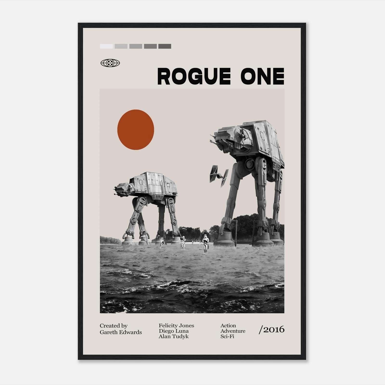Rogue One Movie Poster, Rogue One Star Wars Movie Poster, Full-Size ...