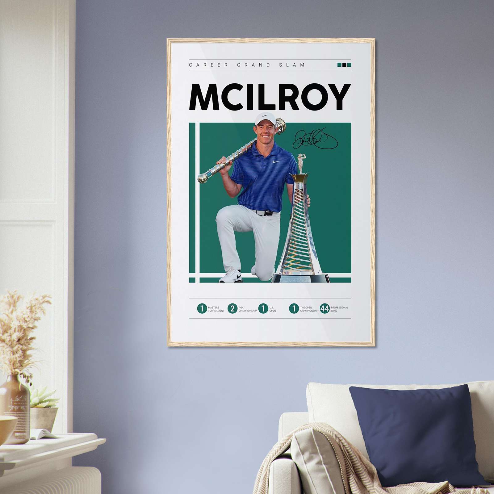 Rory Mcilroy Poster, Sports Poster, Golf Poster, Golf Print, Full-Size ...