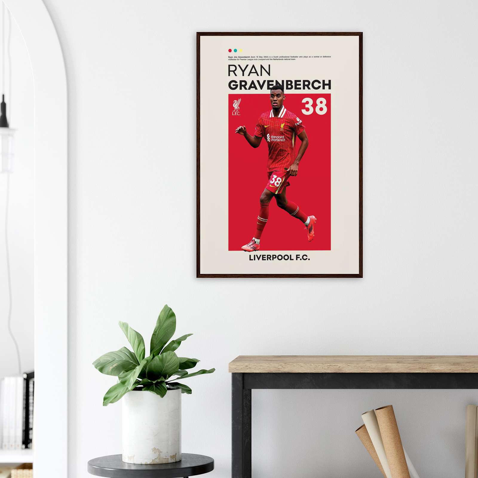 Ryan Gravenberch Poster, Football Player Poster, Football Poster, Full ...