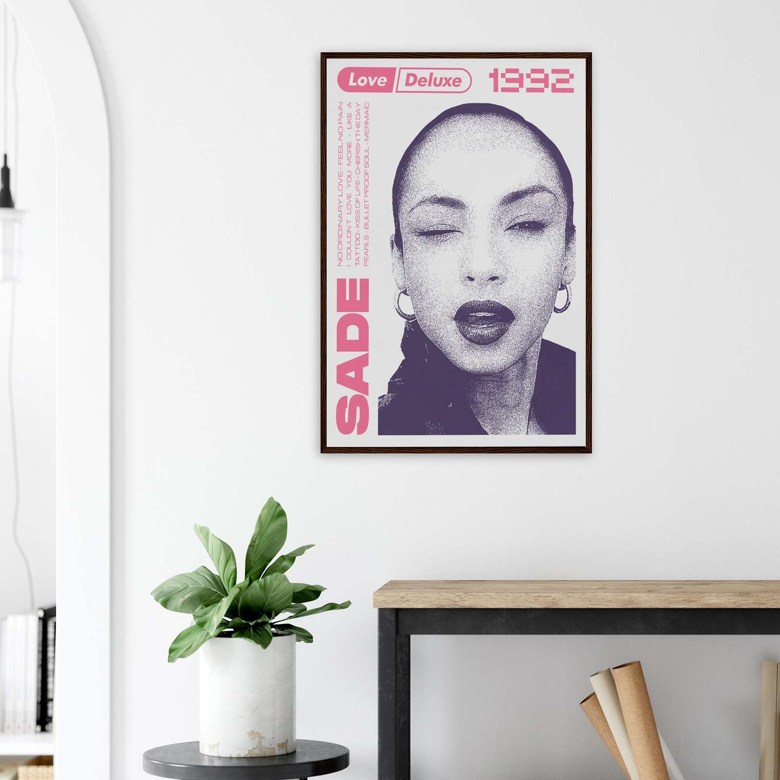 Sade Adu Poster, Music Wall Art, Band Cover Graphic, Full-Size Poster ...
