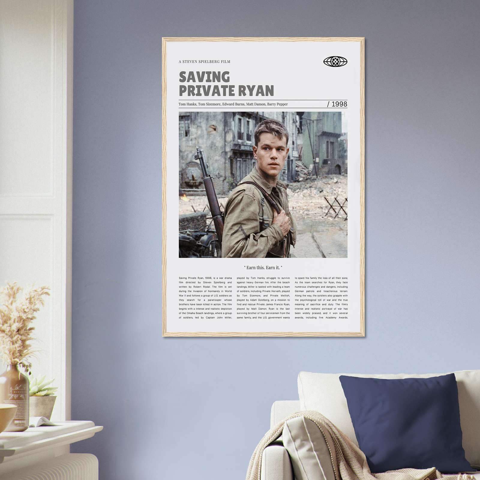 Saving Private Ryan Movie Poster, Saving Private Ryan Film Poster, Full ...