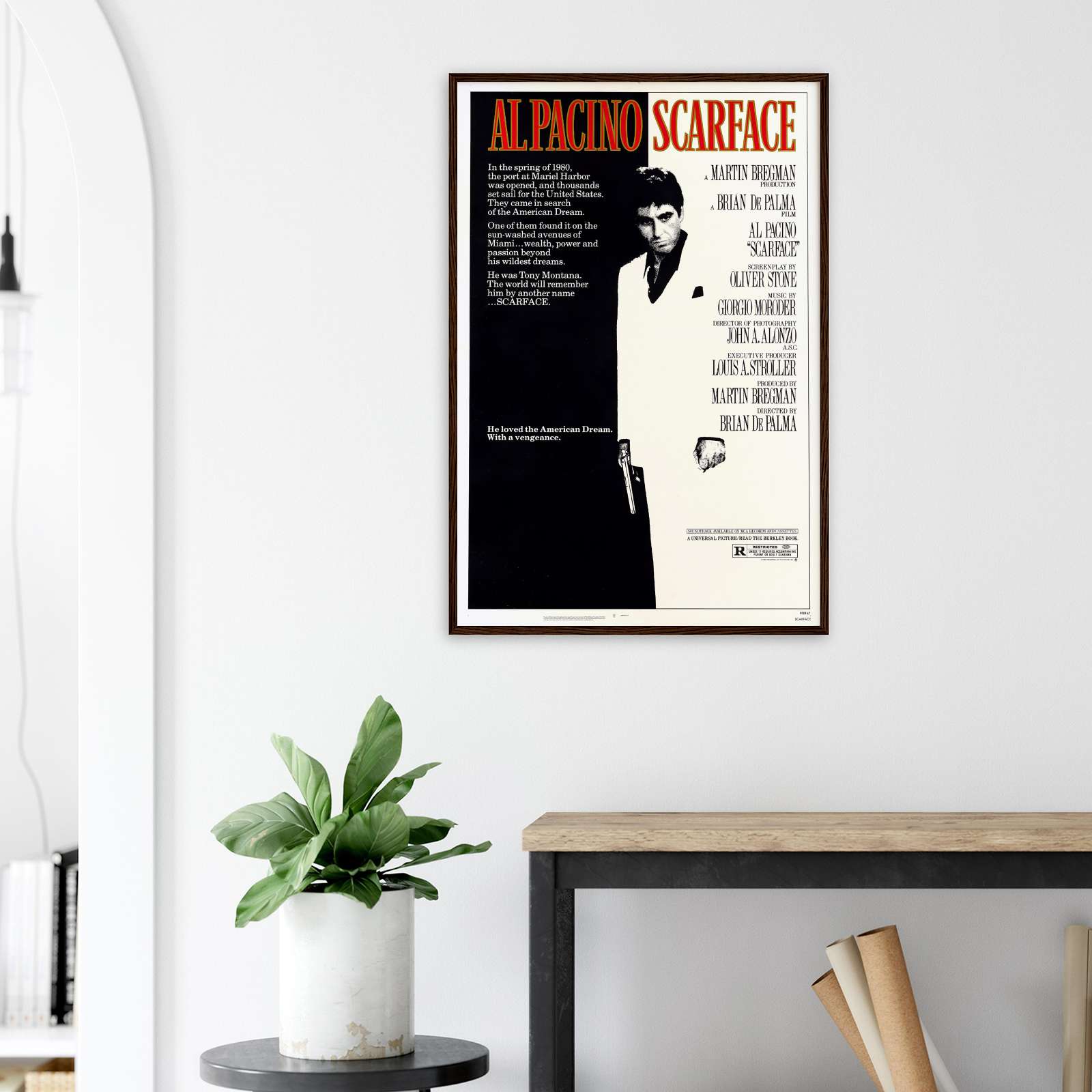 Scarface Movie Poster 2, Full-Size Movie Poster, Ready to Hang - Citiesbox