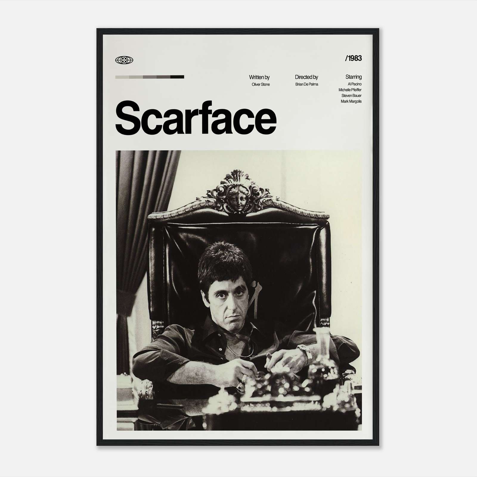 Scarface Movie Poster, Scarface Wall Decor, Scarface Poster, Full-Size ...