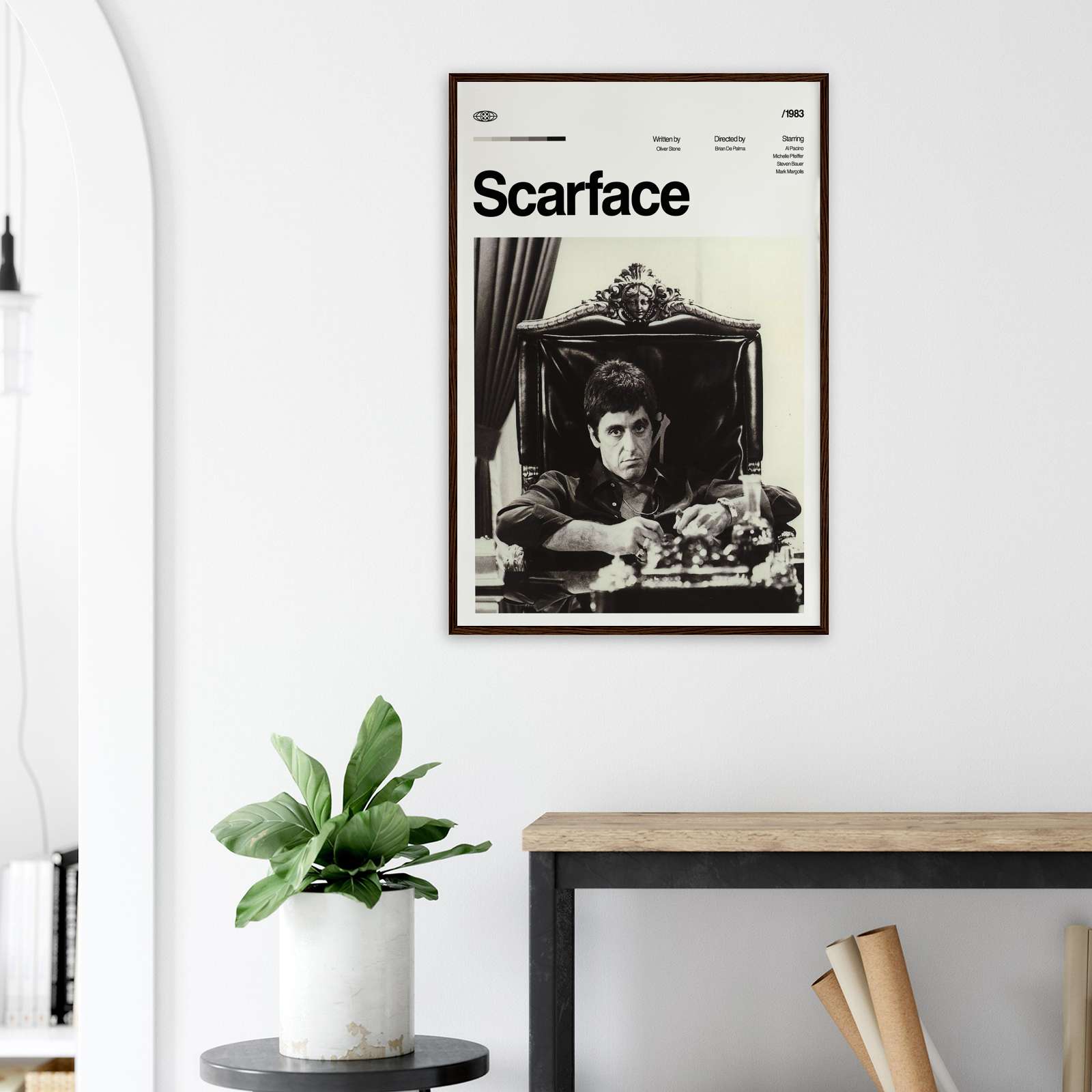 Scarface Movie Poster, Scarface Wall Decor, Scarface Poster, Full-Size ...