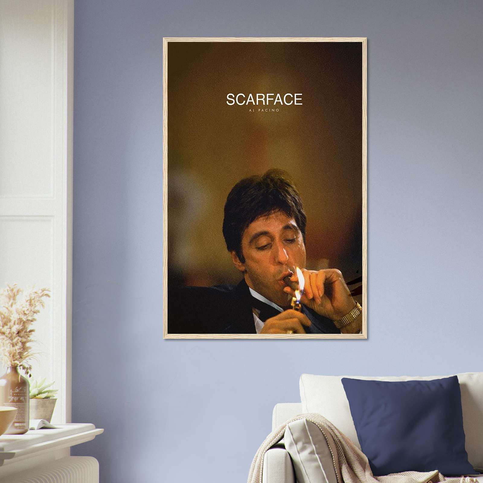 Scarface Movie Poster, Vintage Movie Poster, Tv Series Poster, Full ...
