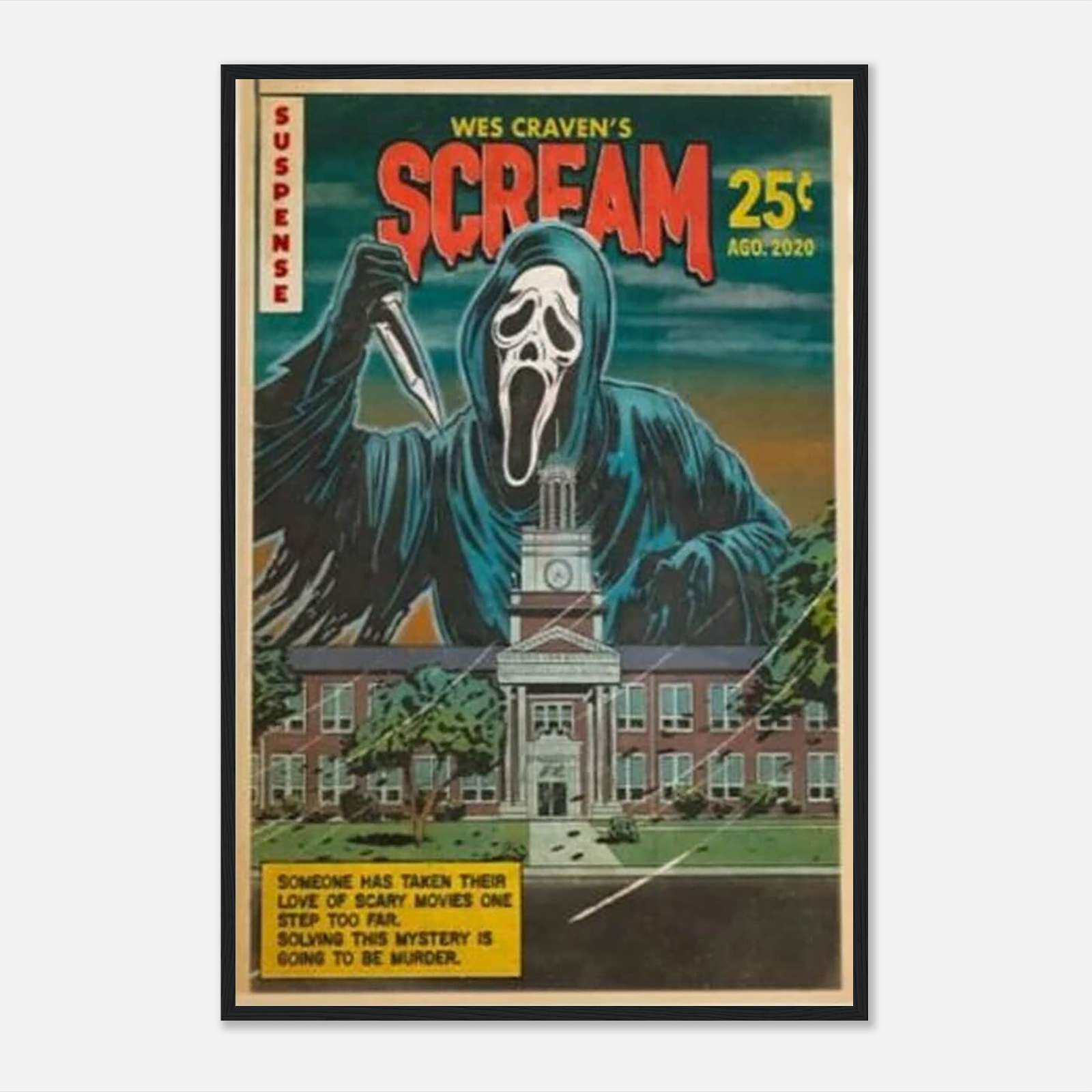 Scream Horror Movie Poster, Ghostfa E Scream Wall Art Poste, Full-Size ...