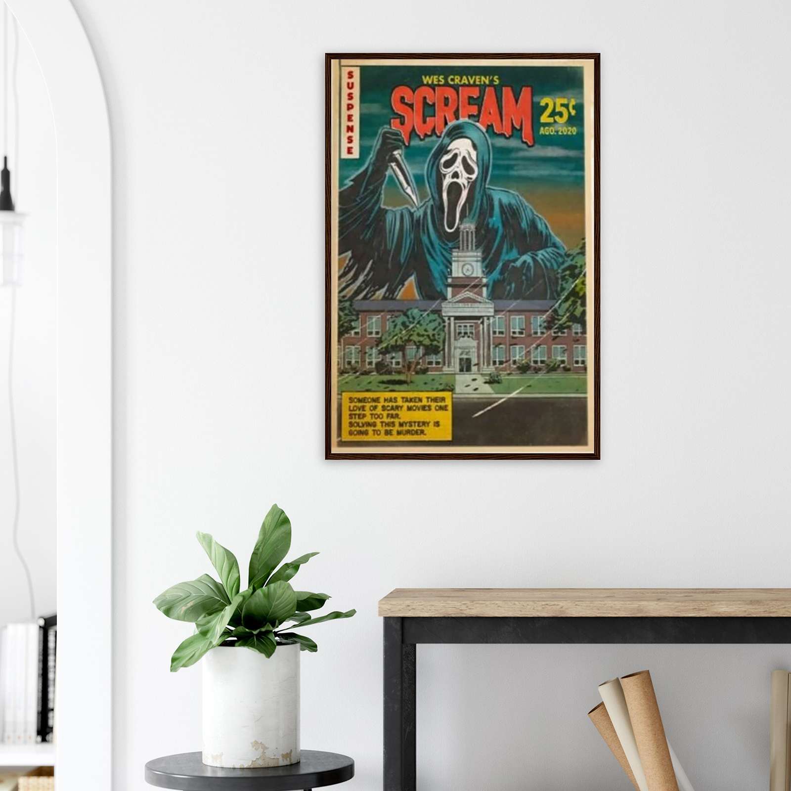 Scream Horror Movie Poster, Ghostfa E Scream Wall Art Poste, Full-Size ...