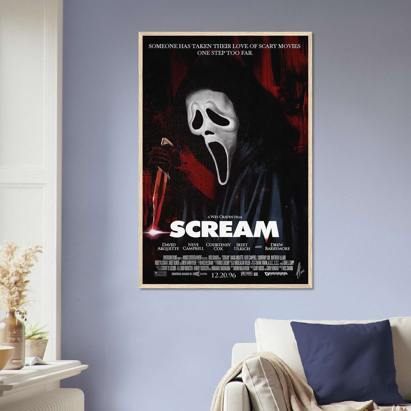 Scream Movie Poster, Horror Movie Poster, Film Poster, Full-Size Poster ...