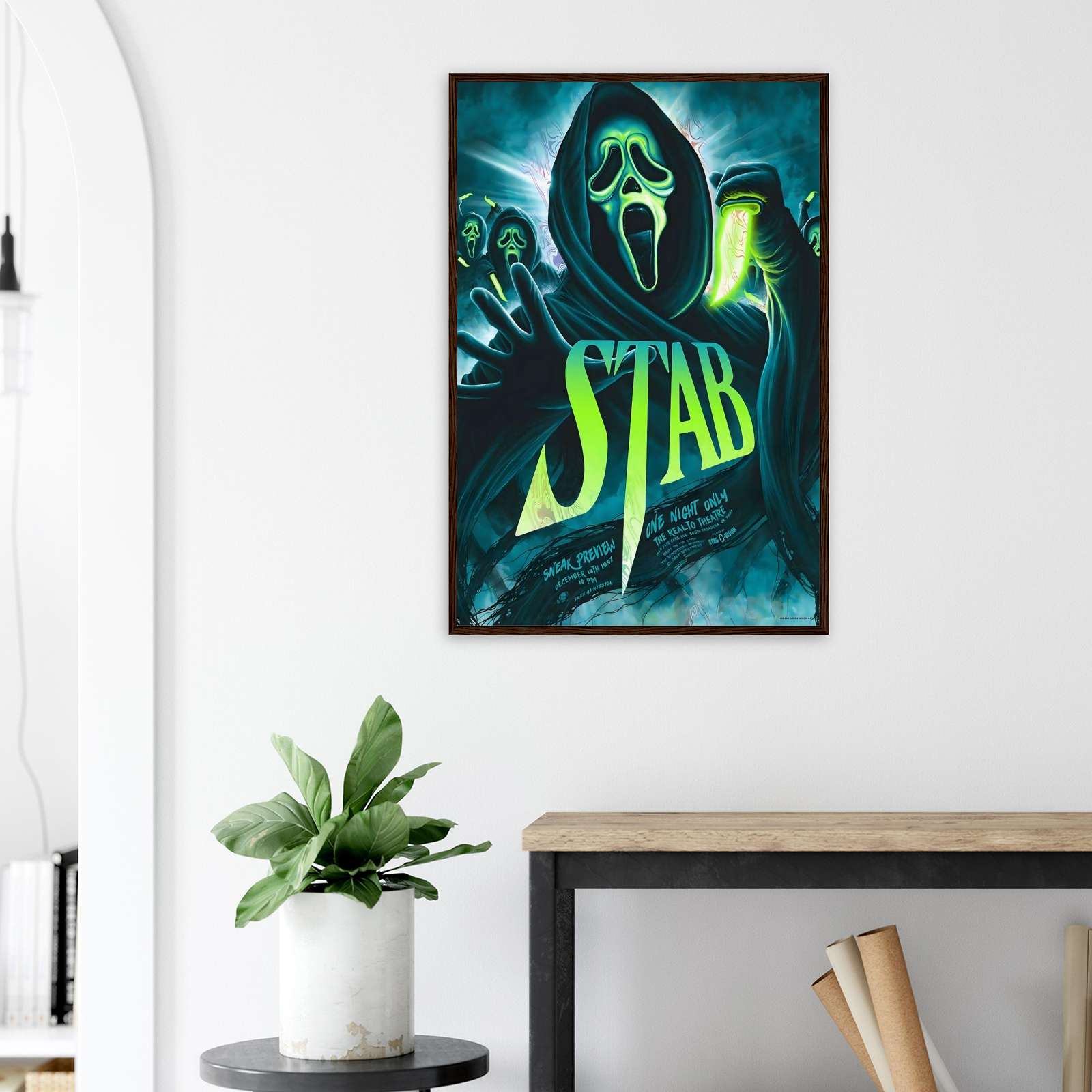 Scream Movie Poster, Stab Fictional Movie Poster, Horror Movie Poster ...