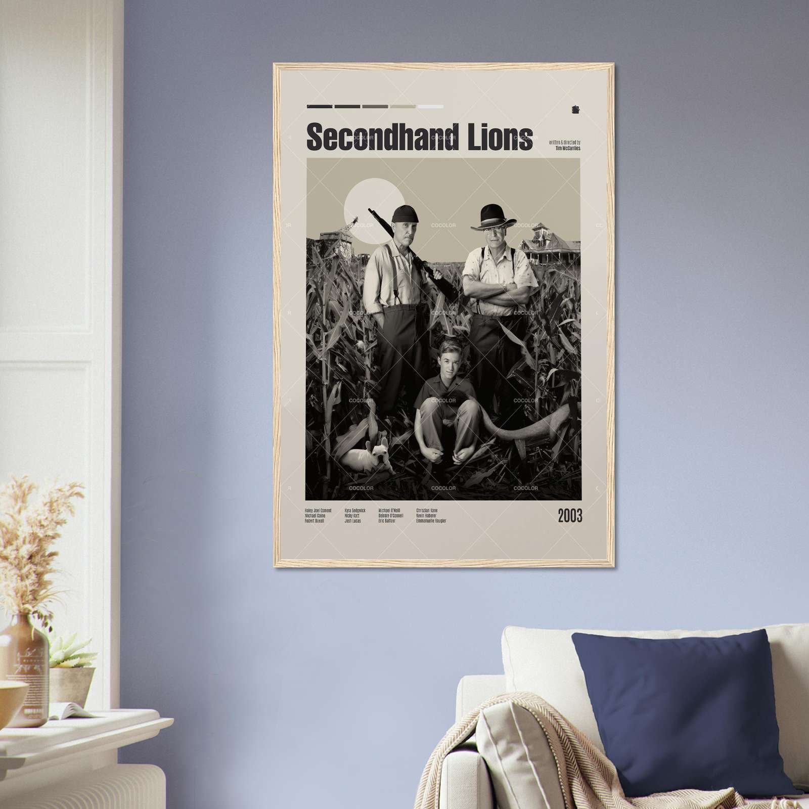 Secondhand Lion Movie Poster, Vintage Movie Poster, Tv Series Poster ...