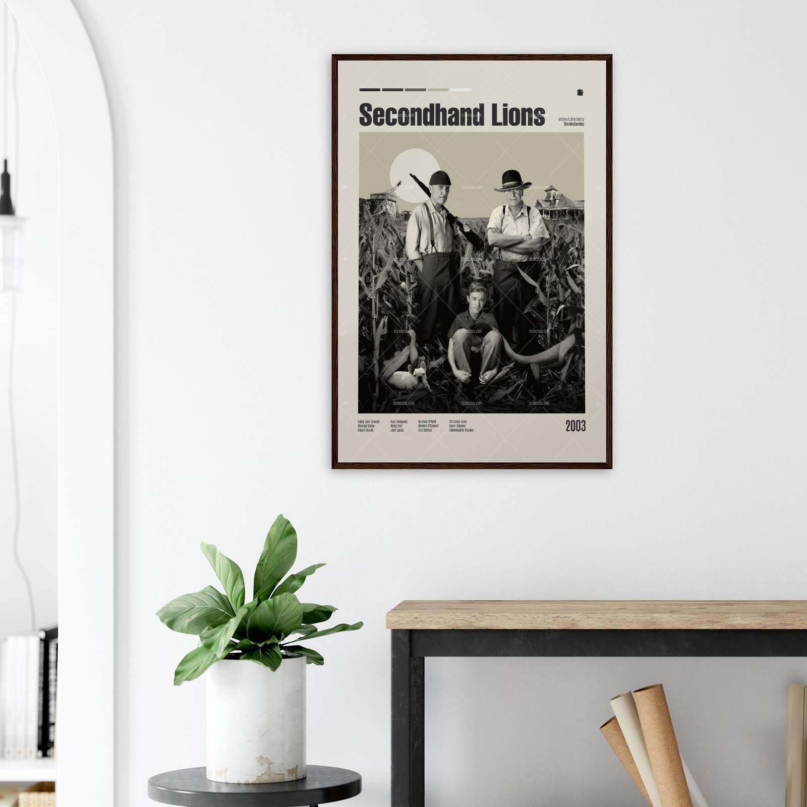 Secondhand Lion Movie Poster, Vintage Movie Poster, Tv Series Poster ...