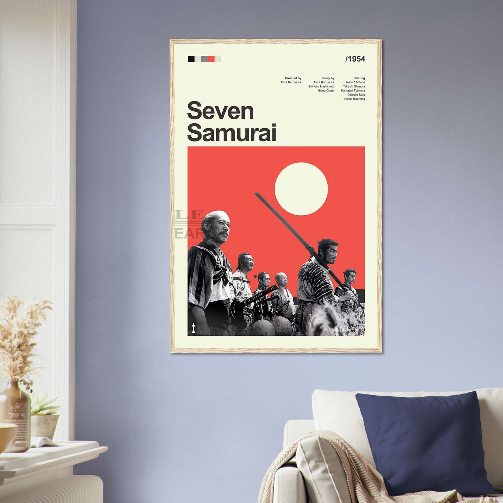 Seven Samurai Movie Poster, Seven Samurai Film Poster, Vintage Movie ...