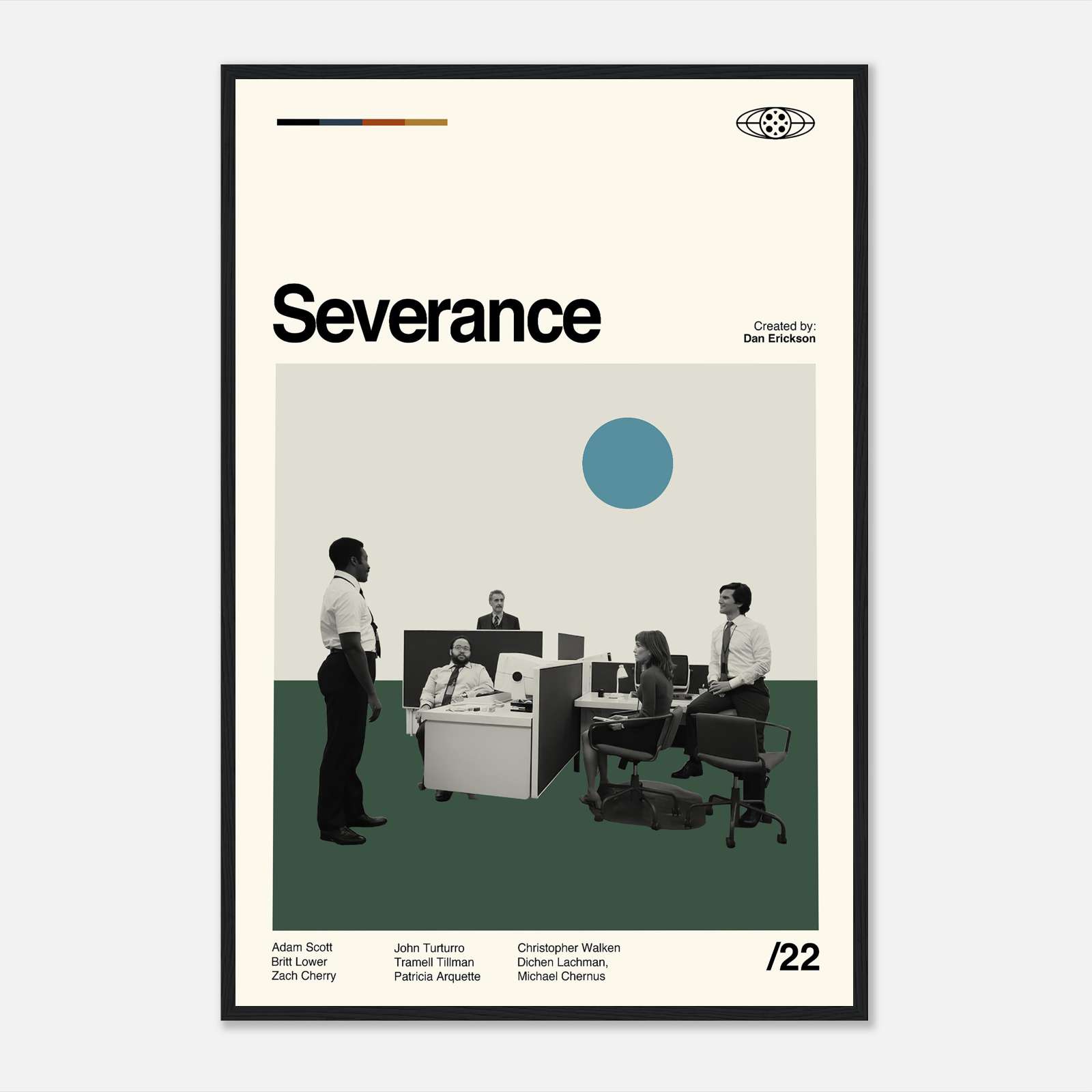 Severance Poster Midcentury Art Retro Poster Modern Art Minimalist ...