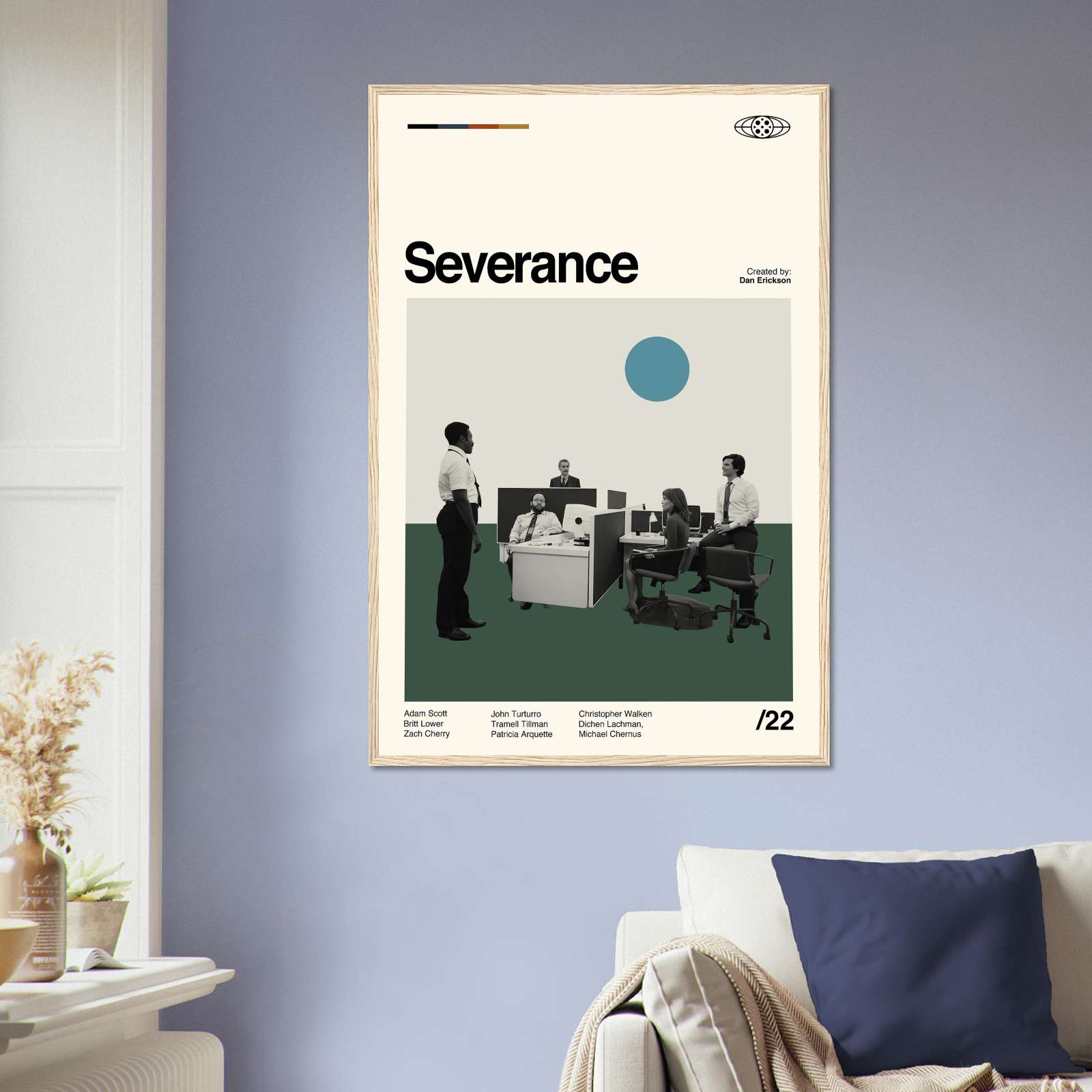 Severance Poster Midcentury Art Retro Poster Modern Art Minimalist ...