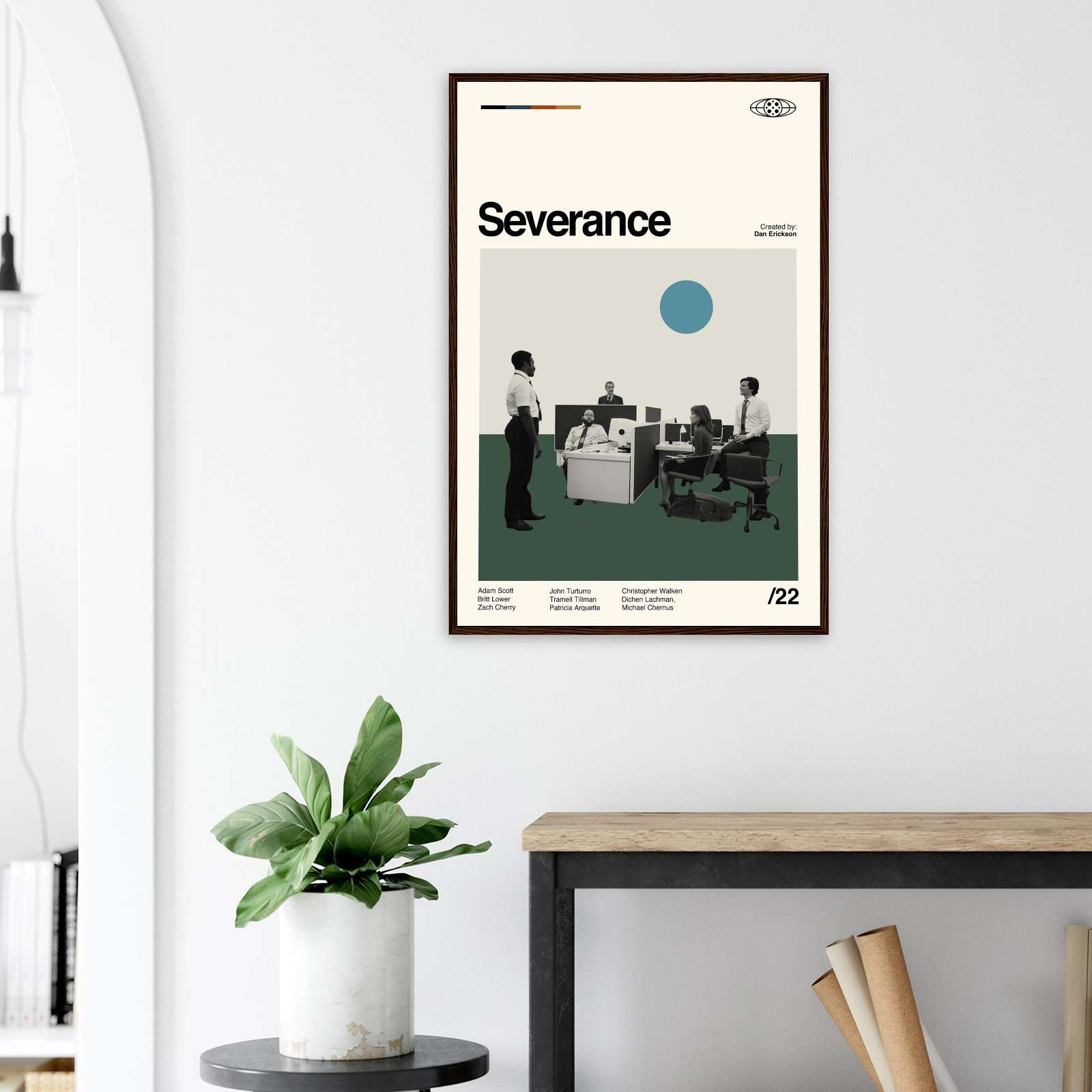Severance Poster Midcentury Art Retro Poster Modern Art Minimalist, Full-Size Movie Poster ...