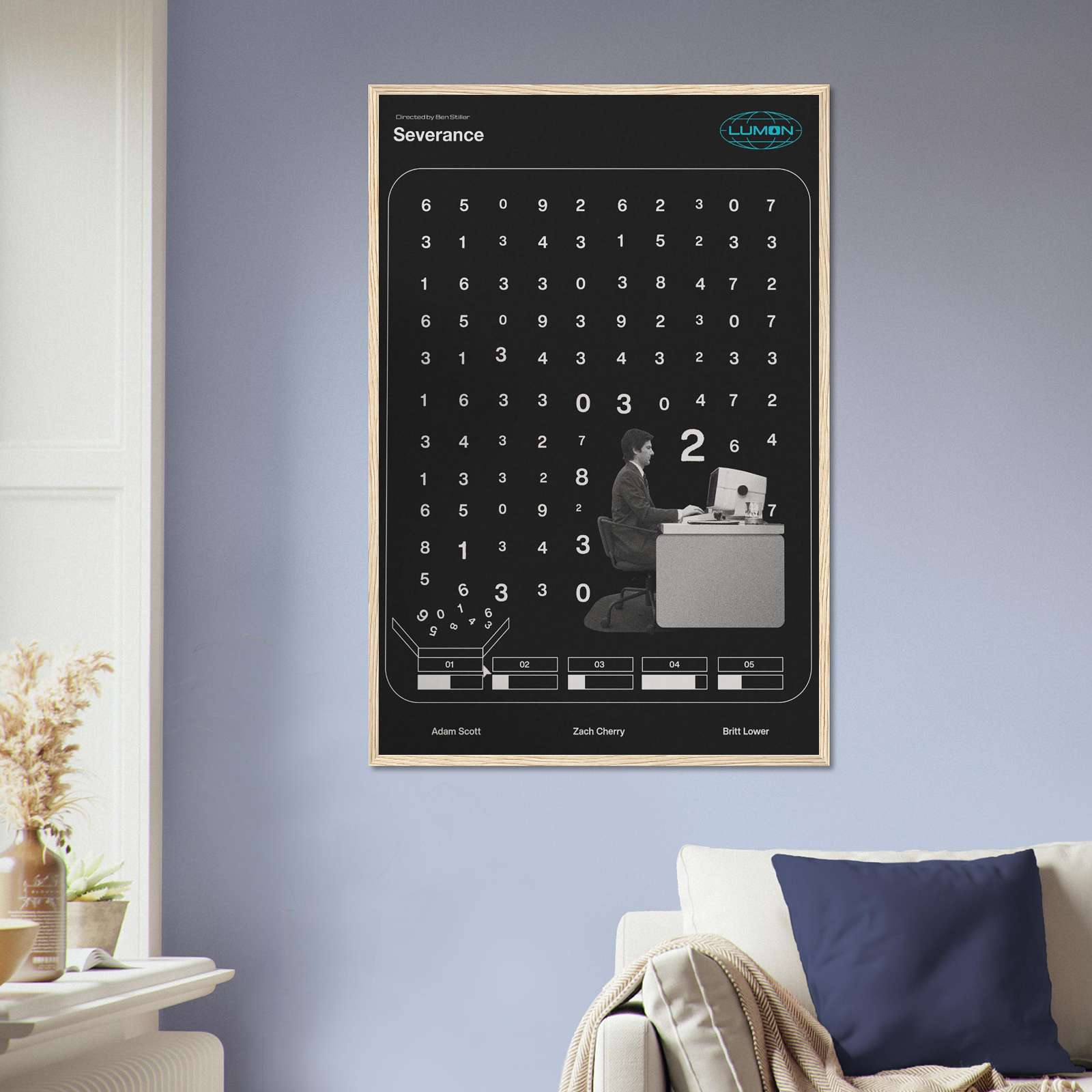 Severance Poster, Minimalist Tv Series Poster, Vintage Tv Series Poster ...