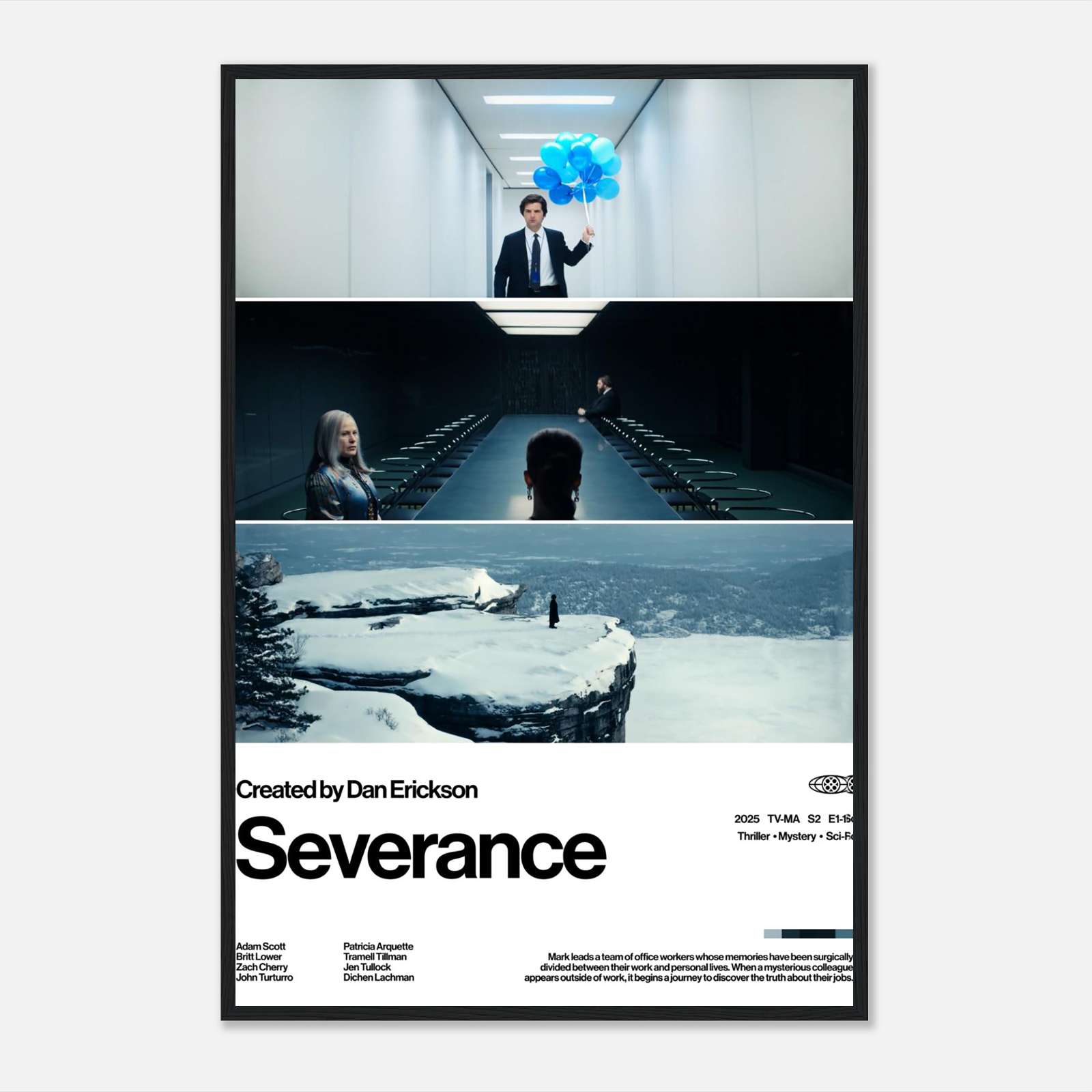 Severance Season 2 Poster, Modern Series Poster, Full-Size Poster ...