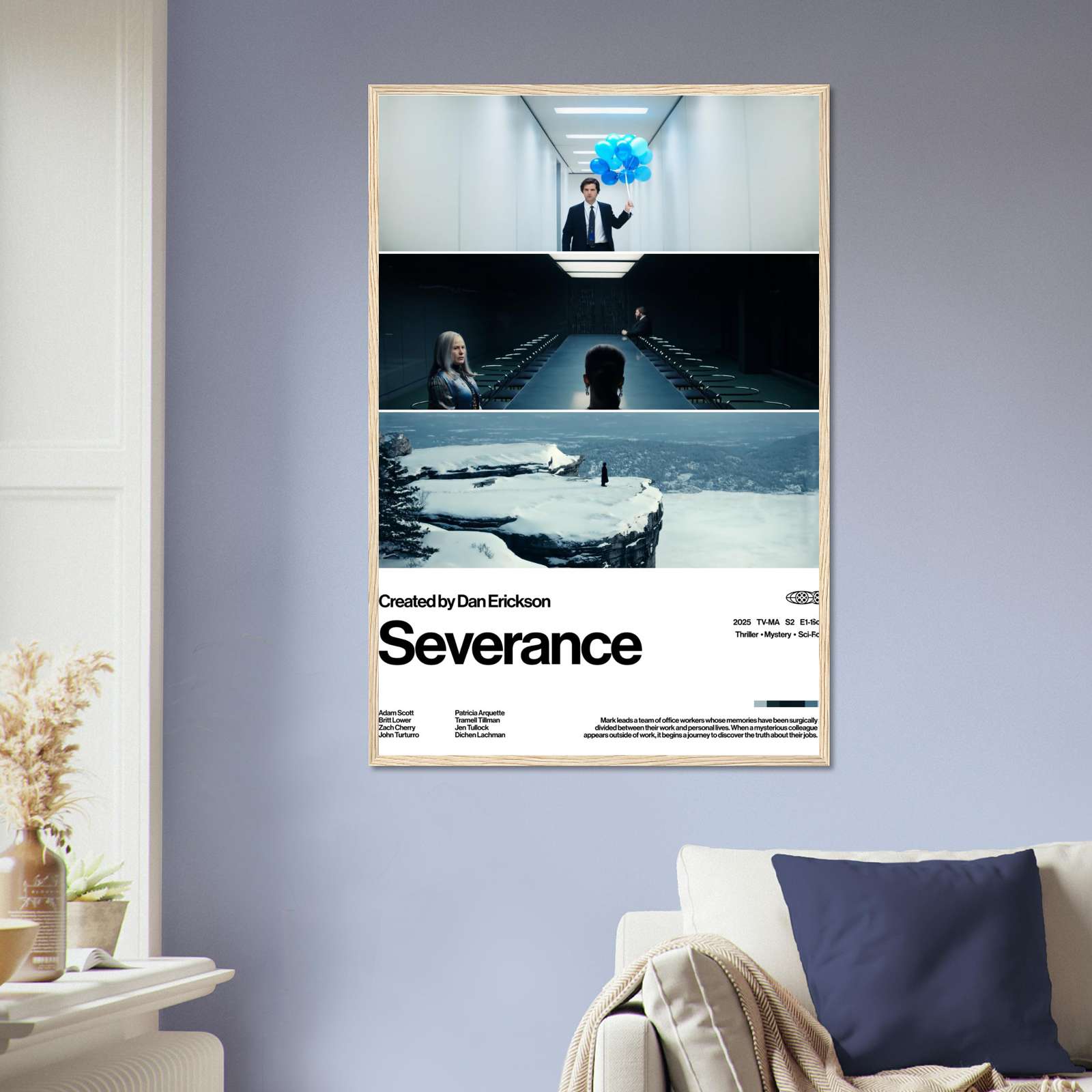 Severance Season 2 Poster, Modern Series Poster, Full-Size Poster ...